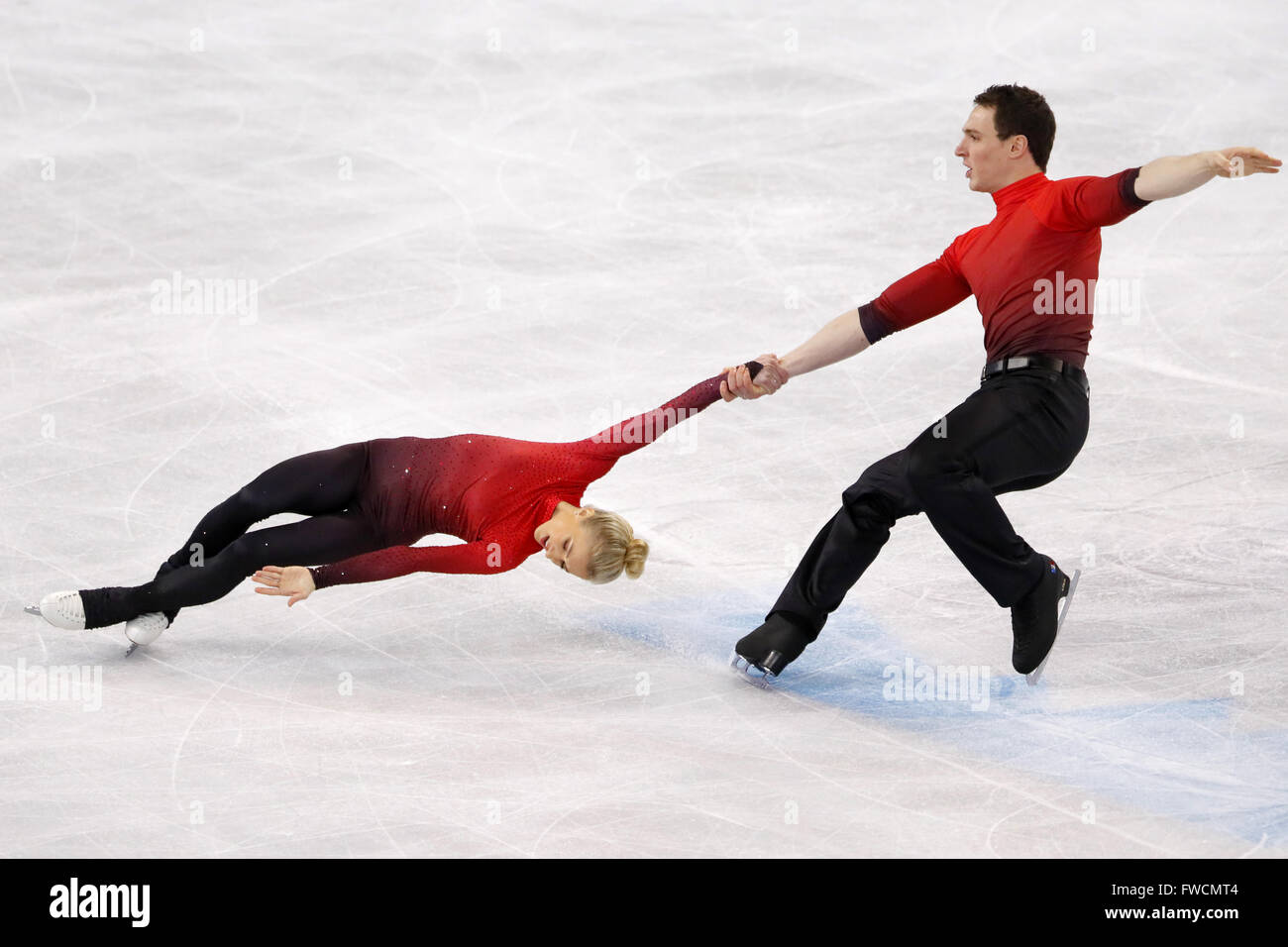 Boston, USA. 2nd Apr, 2016. Aliona Savchenko and Bruno Massot (GER ...