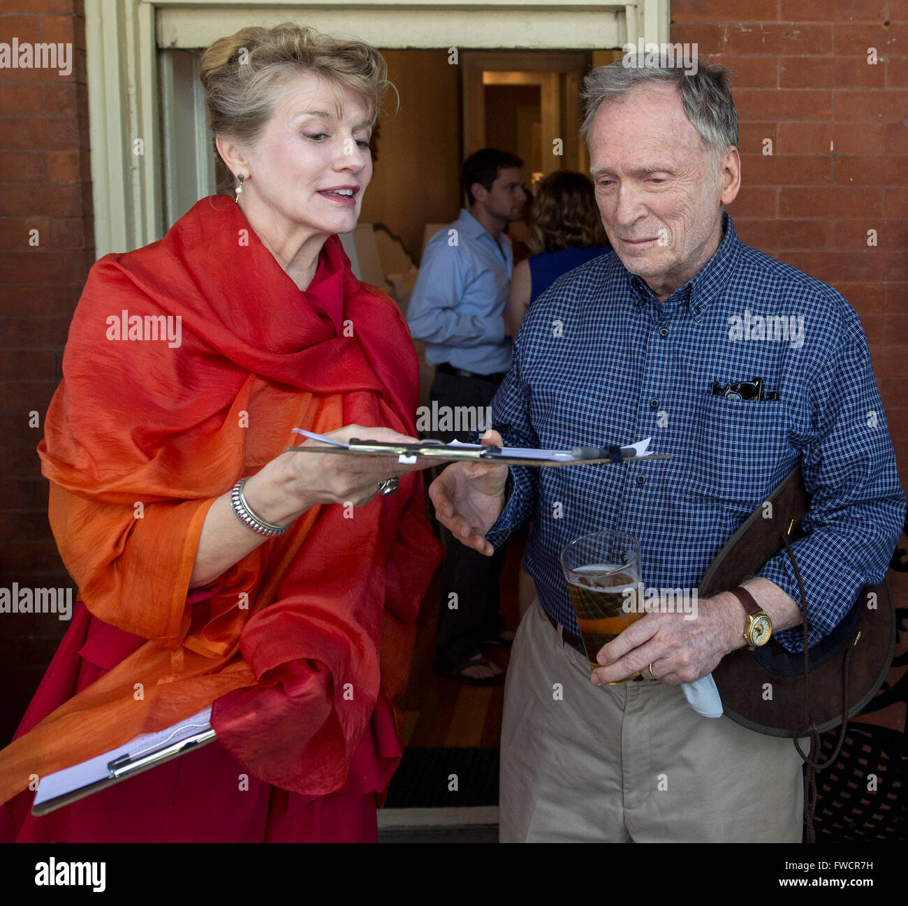 New Orleans, Louisiana, USA. 03rd Apr, 2016. DICK CAVETT and MARTHA ...