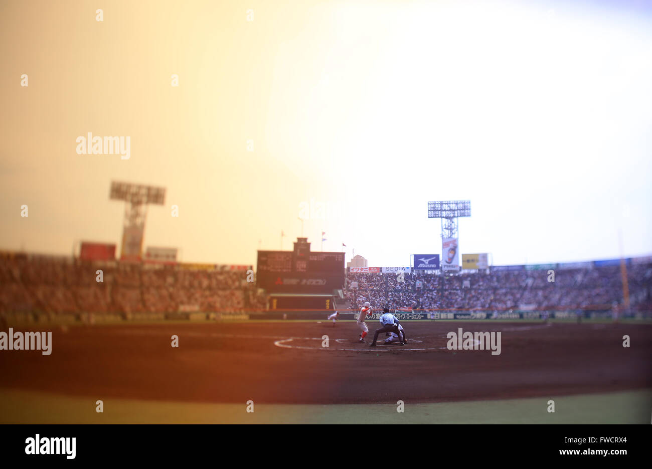 Hyogo, Japan. 31st Mar, 2016. Hanshin Koshien Stadium Baseball : A ...