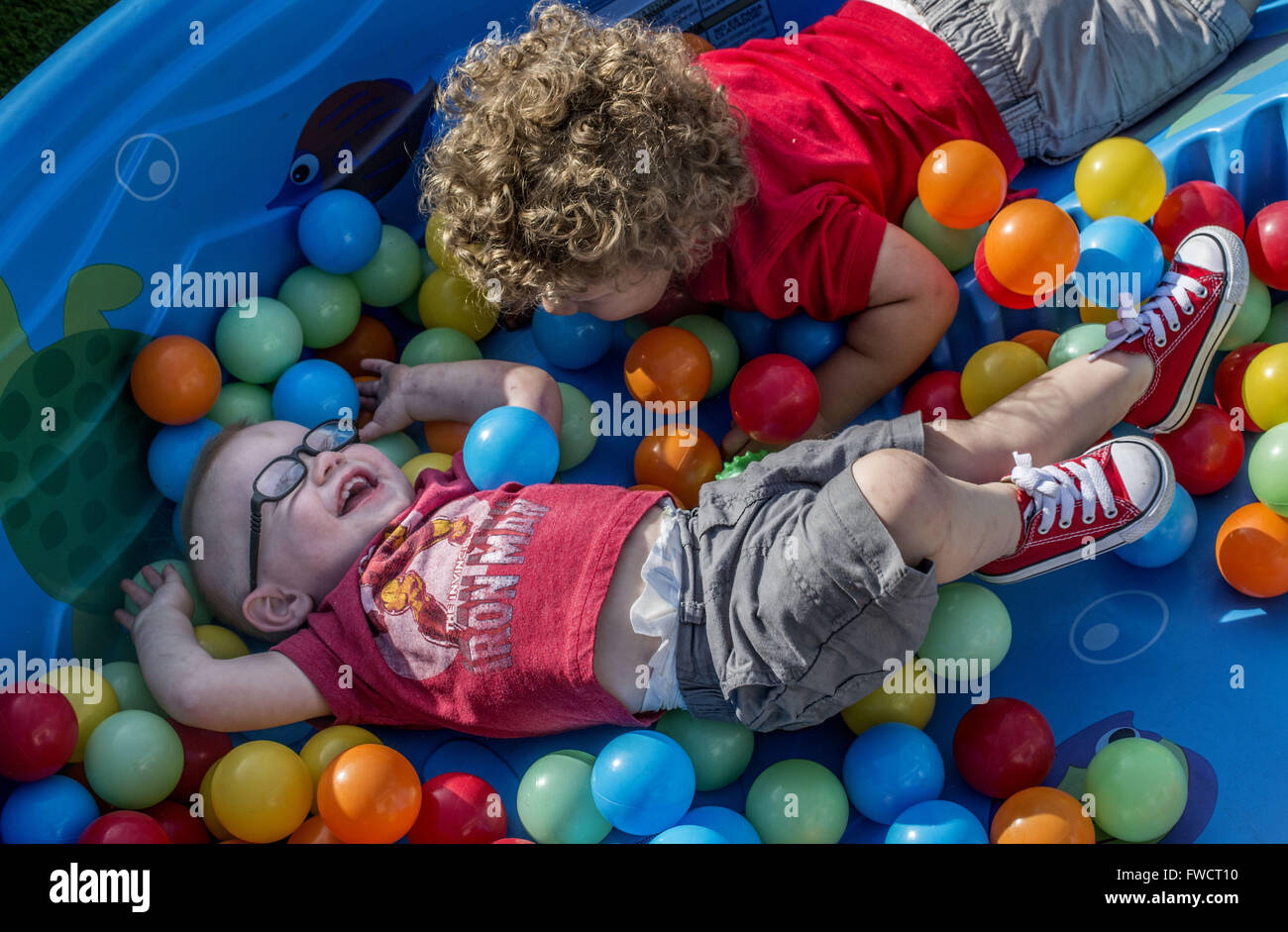 La Habra, California, USA. 3rd Apr, 2016. During a family birthday ...