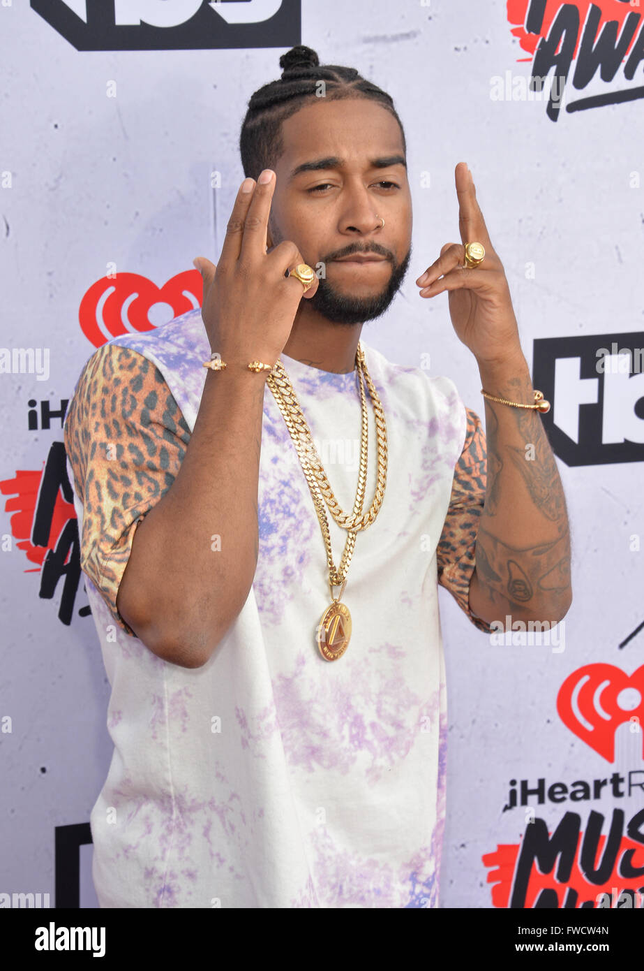 Los Angeles, California, USA. 3rd April, 2016. Singer Omarion at the ...