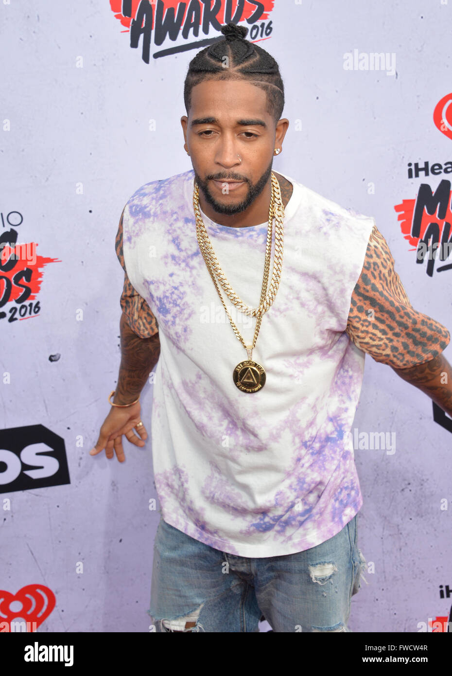 Los Angeles, California, USA. 3rd April, 2016. Singer Omarion at the ...