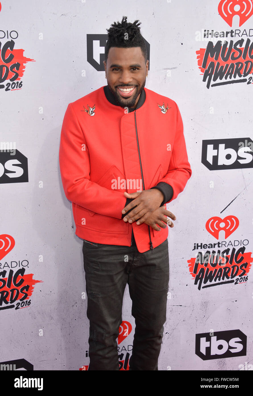 Los Angeles, California, USA. 3rd April, 2016. Singer Jason Derulo at ...