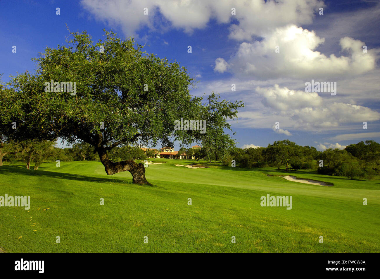 San Antonio, Texas, USA. 7th Sep, 2007. Hole No. 18 at the Briggs Ranch ...