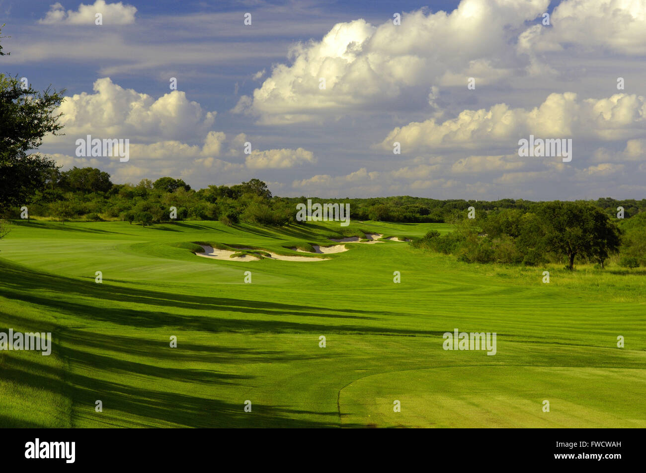 San Antonio, Texas, USA. 7th Sep, 2007. Hole No. 13 at the Briggs Ranch ...