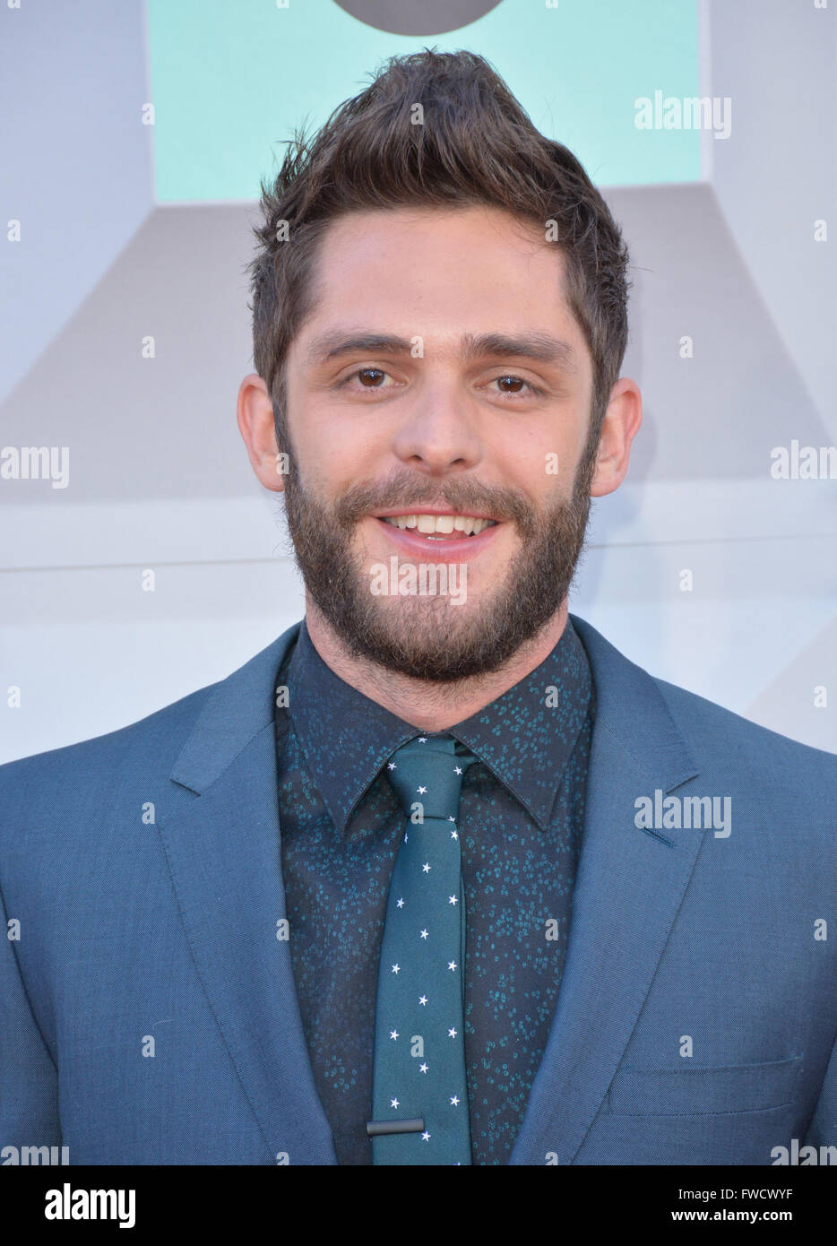 Las Vegas, Nevada, USA. 3rd Apr, 2016. Singer Thomas Rhett attends the ...
