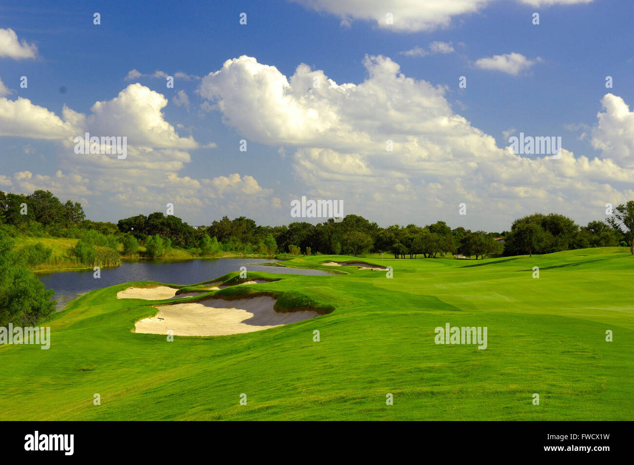 September 7, 2007 - San Antonio, Texas, USA - Hole No. 6 at the Briggs ...