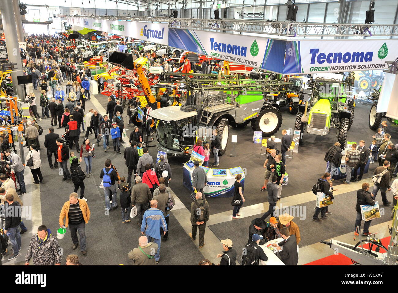 Brno, Czech Republic. 03rd Apr, 2016. International agricultural technology fair Techagro ...