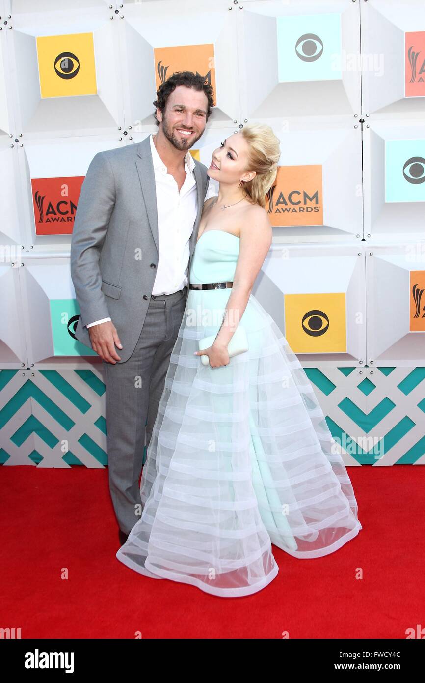 Las Vegas, NV, USA. 3rd Apr, 2016. Josh Davis, RaeLynn at arrivals for ...