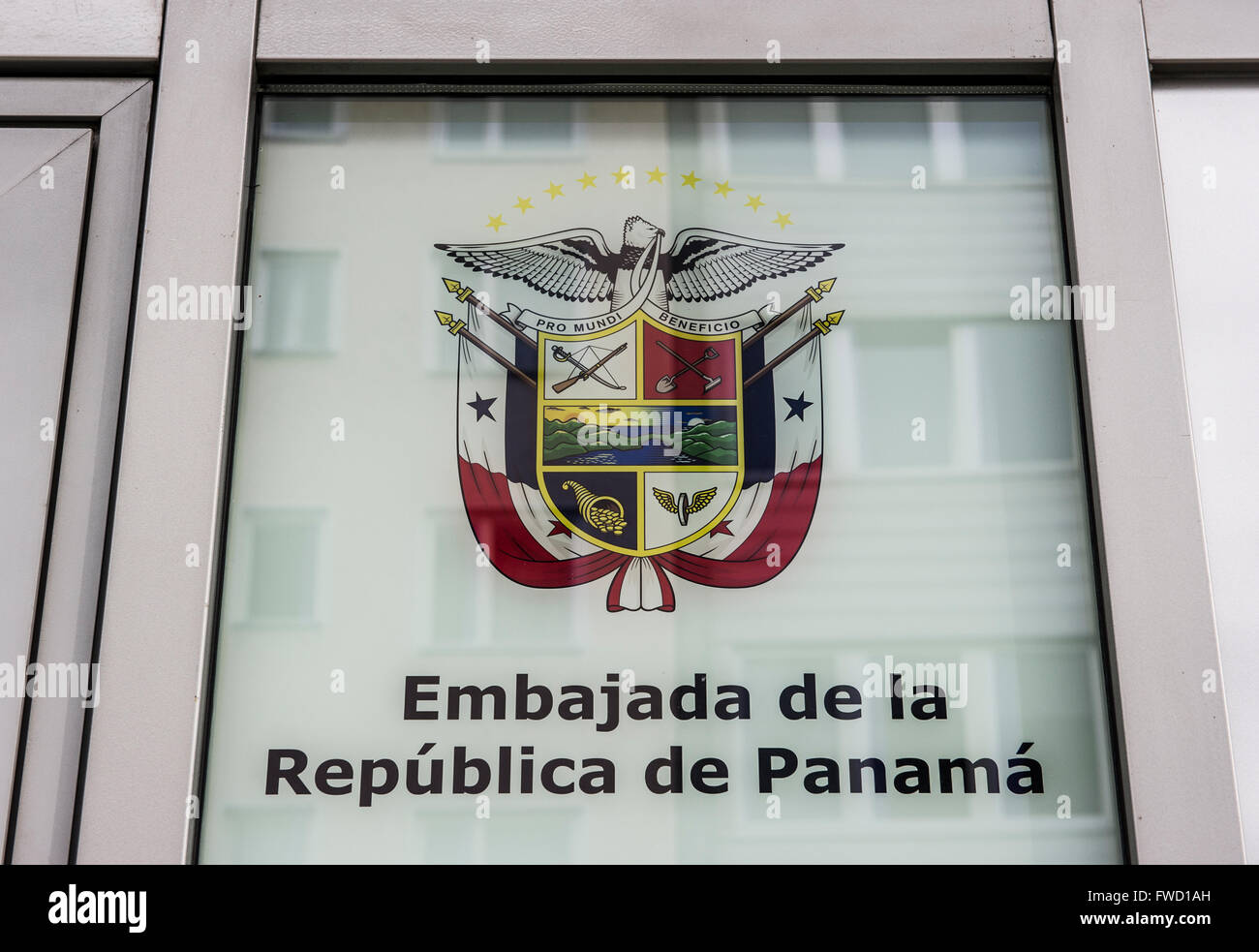 Berlin, Germany. 4th Apr, 2016. 'Embajada de la Republica de Panama ...