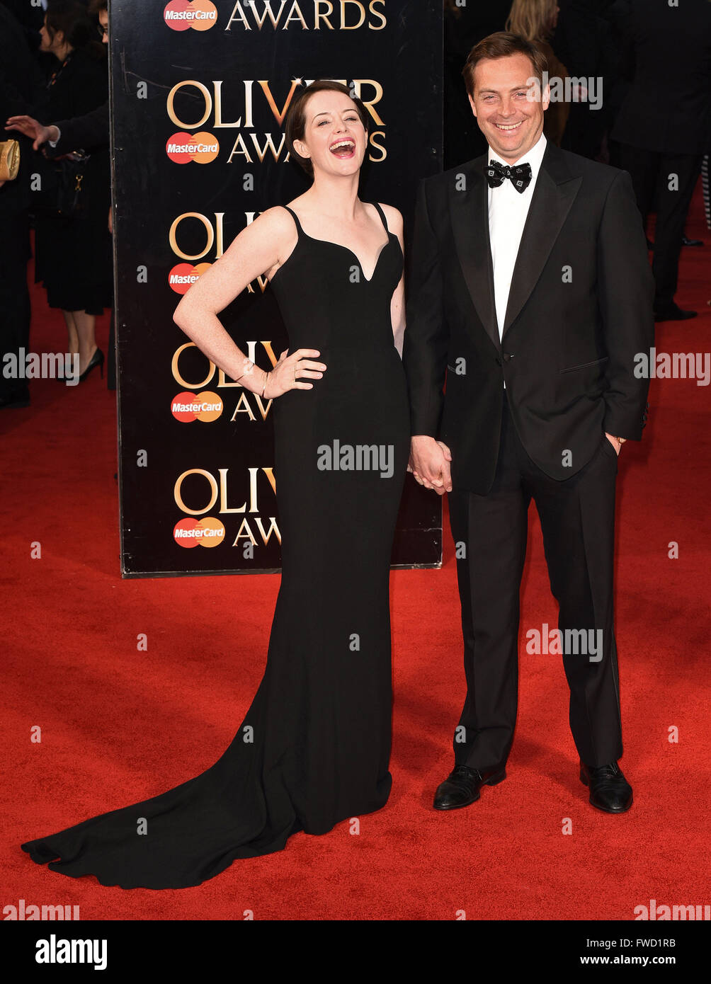 London, UK. 3rd April, 2016. Claire Foy at 40th Olivier Awards held at ...