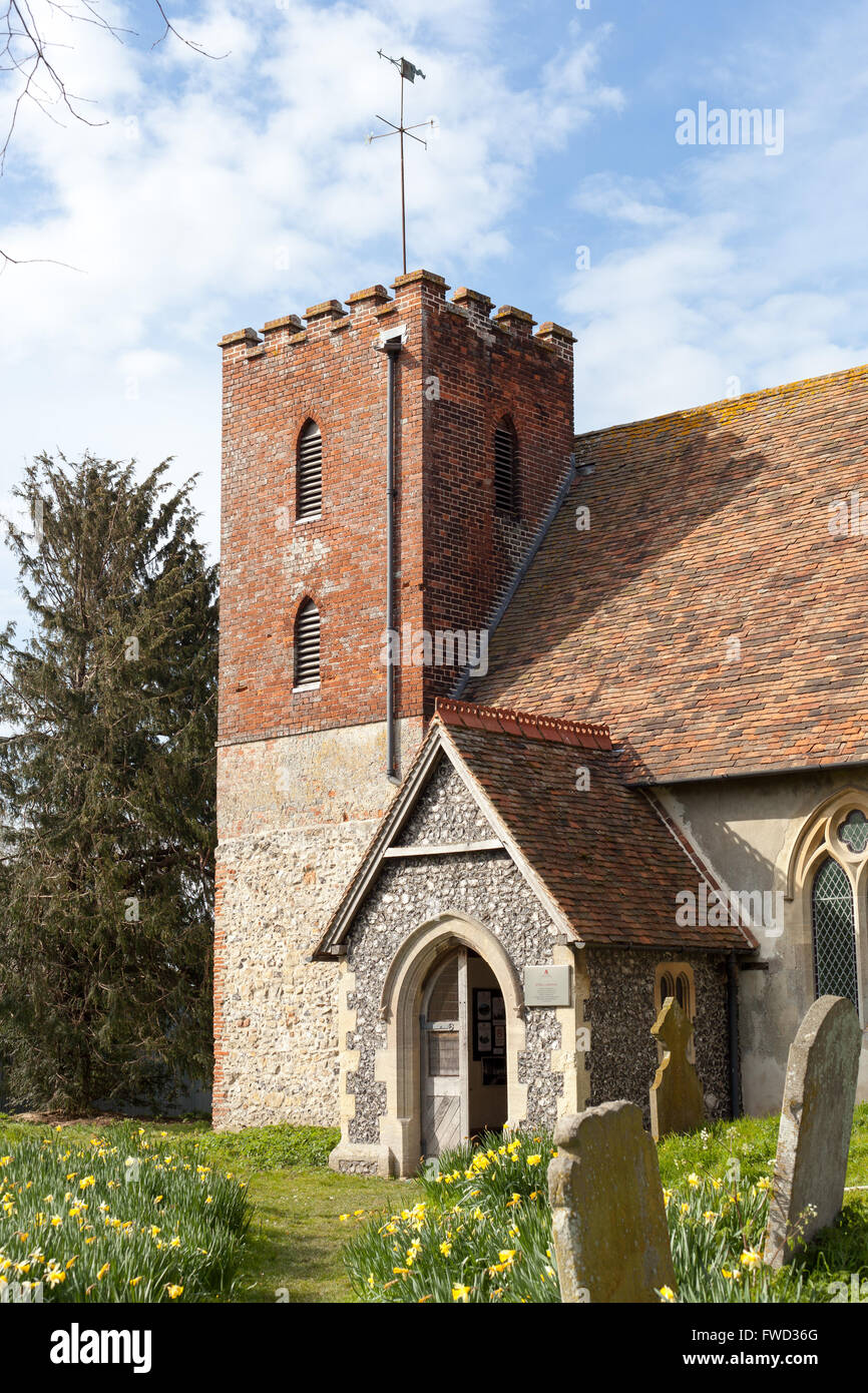 Church of St. Mary, Luddenhem, Kent, England Stock Photo - Alamy