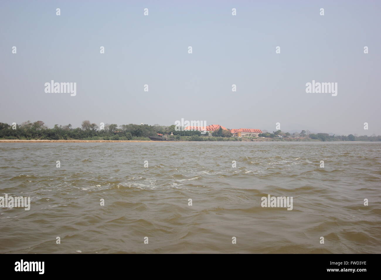 A view of Burma, Golden Triangle, Thailand Stock Photo - Alamy
