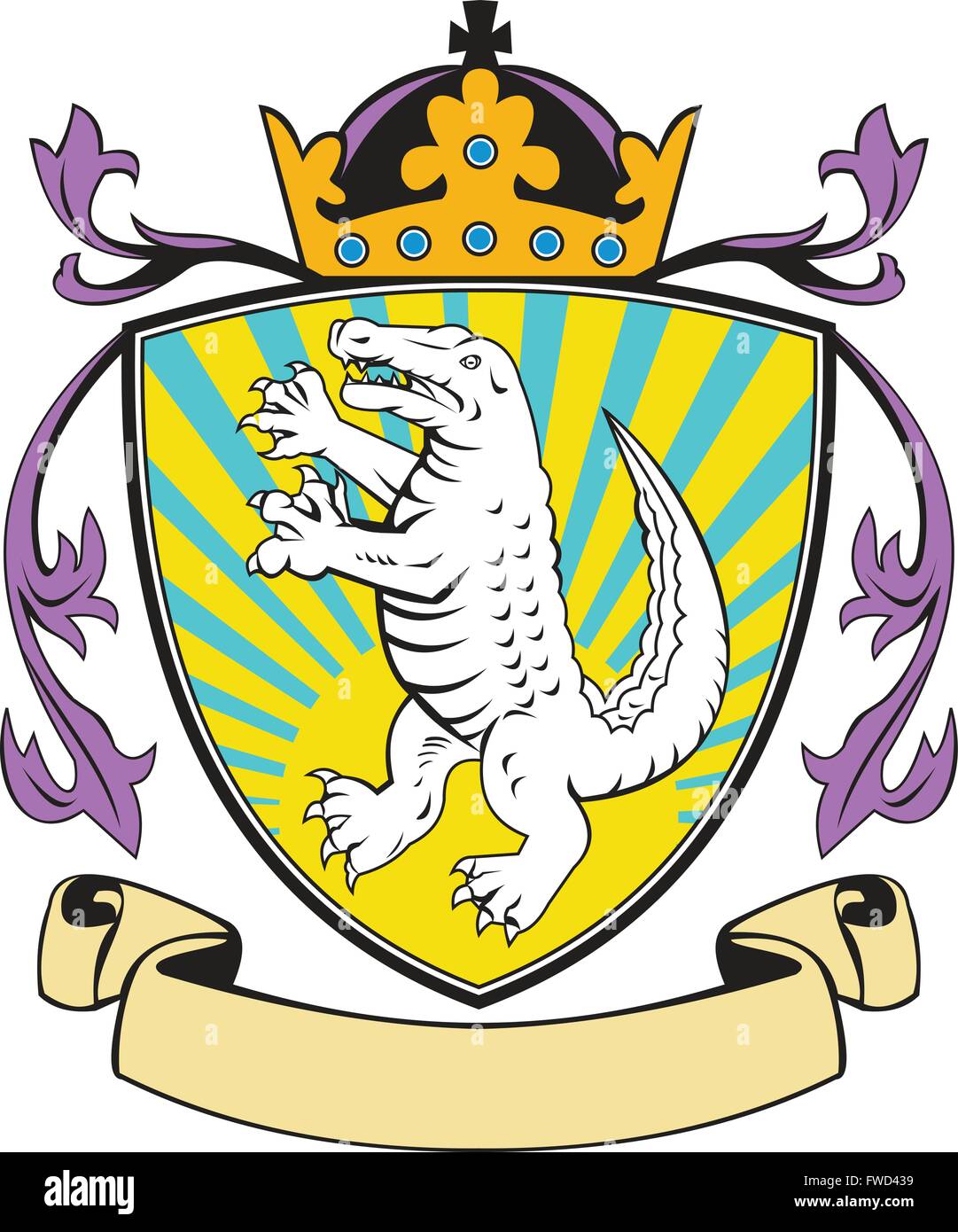 Crest coat of arms Stock Vector Images - Alamy