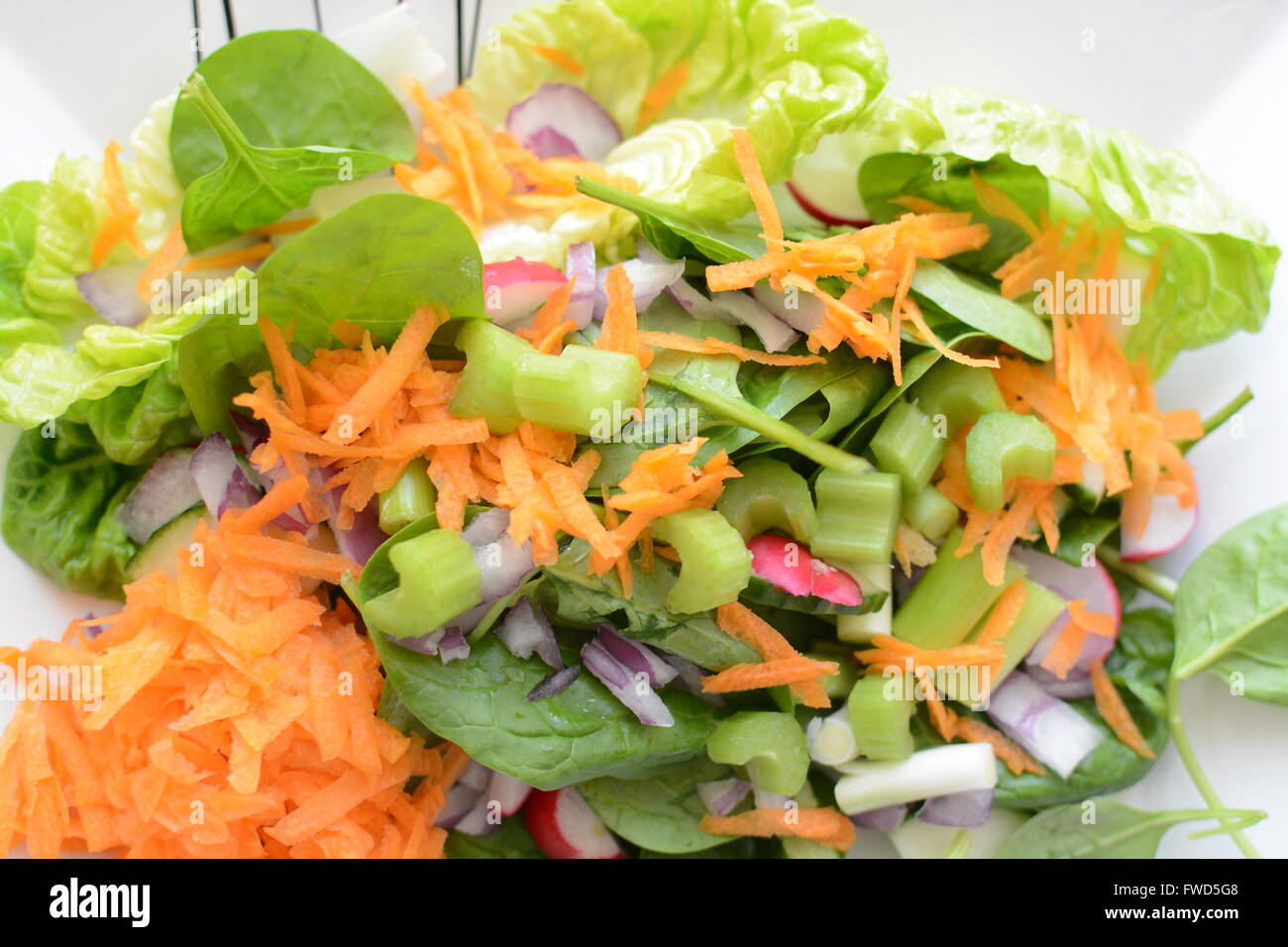 Healthy mixed salad Stock Photo - Alamy