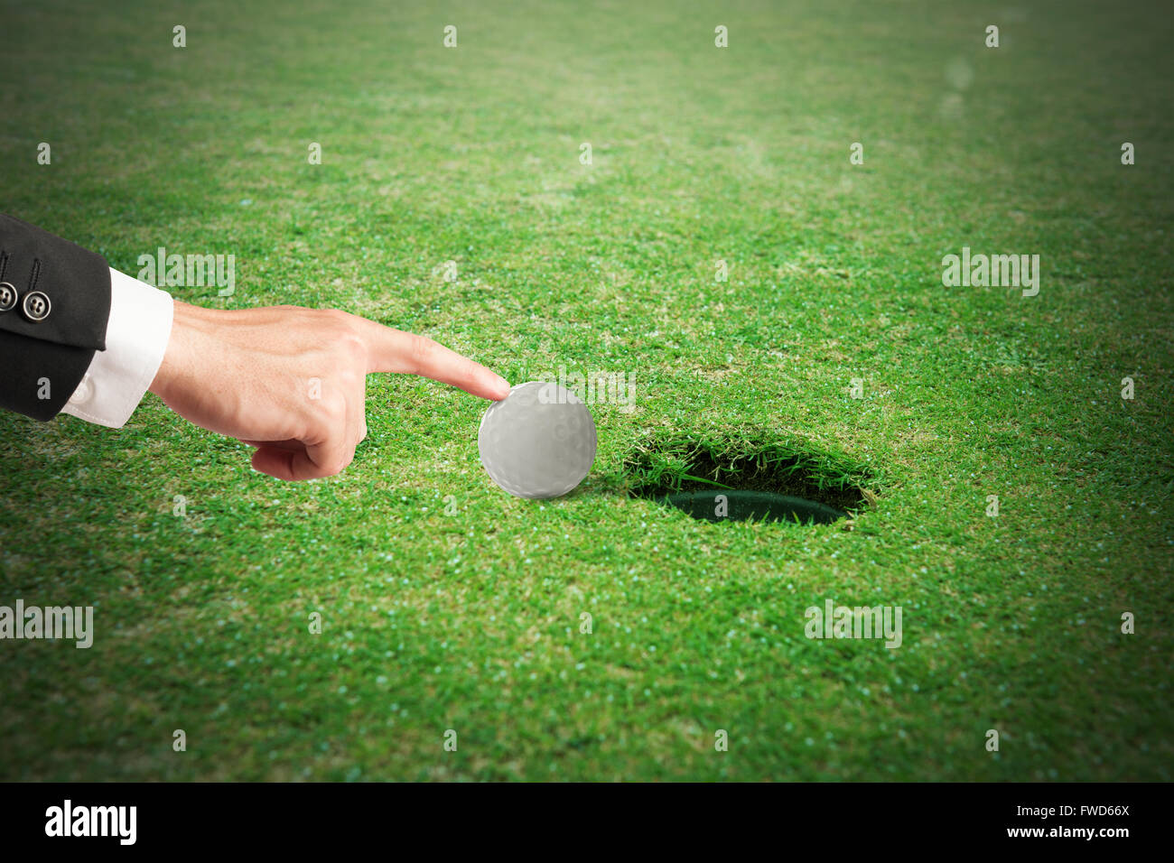 Cheating in golf Stock Photo - Alamy
