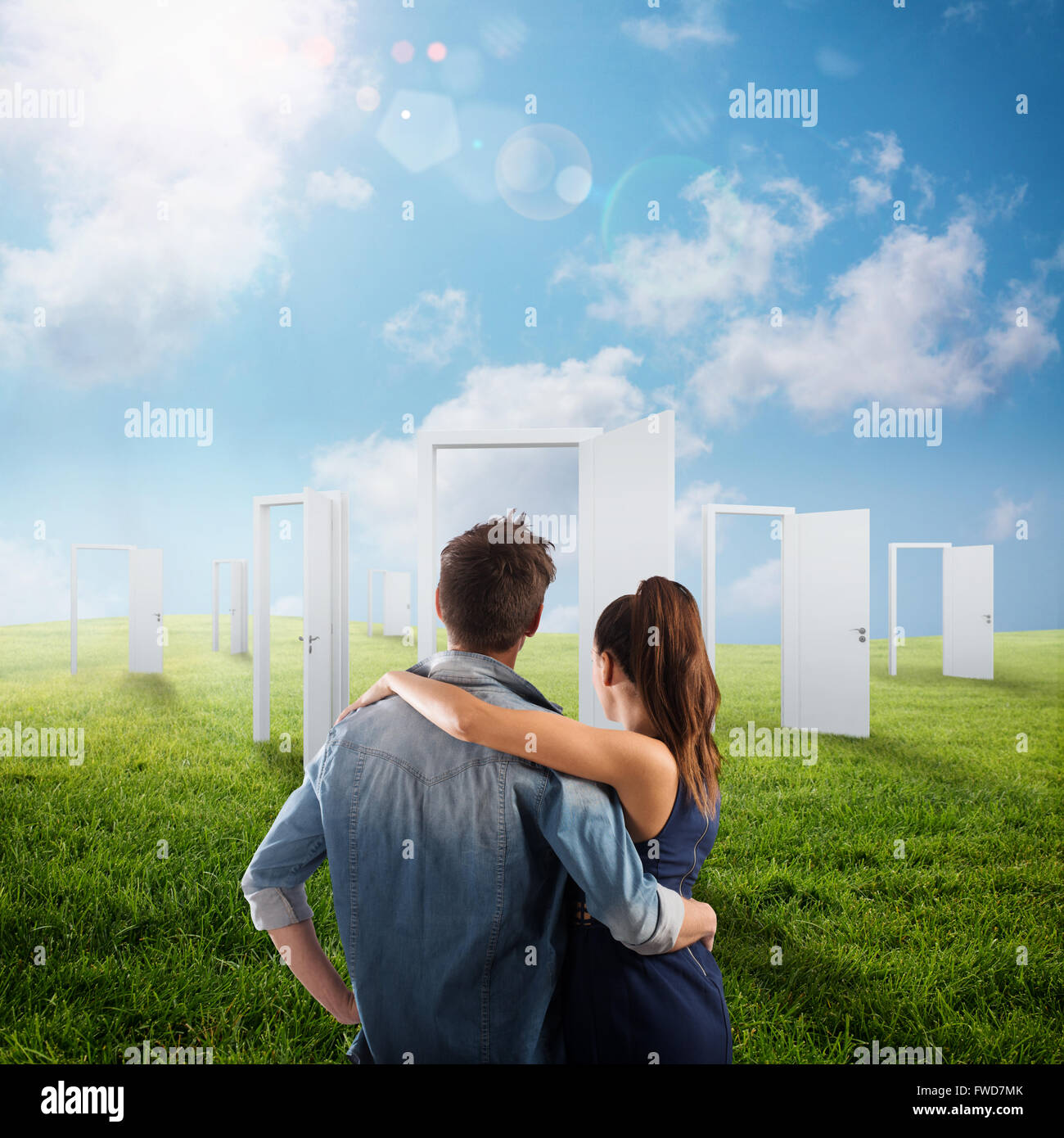 Together future hi-res stock photography and images - Alamy