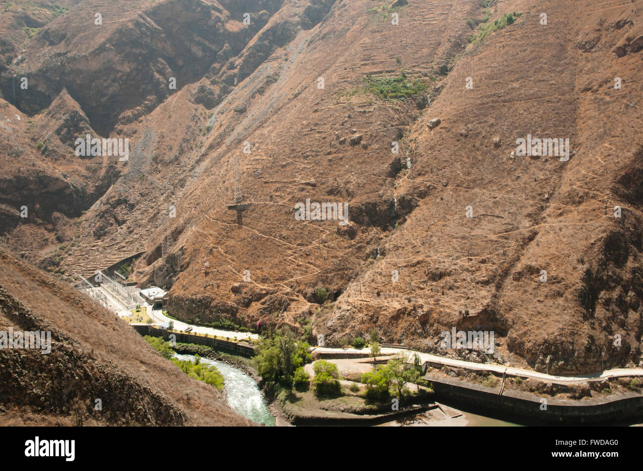 Callahuanca Powerstation - Peru Stock Photo - Alamy