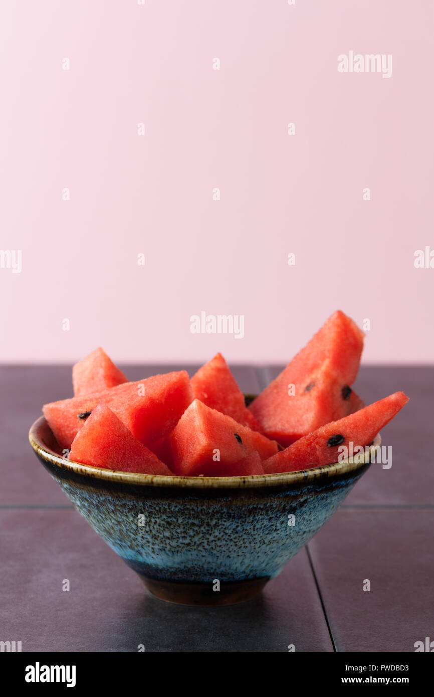 Watermelon triangle hi-res stock photography and images - Alamy
