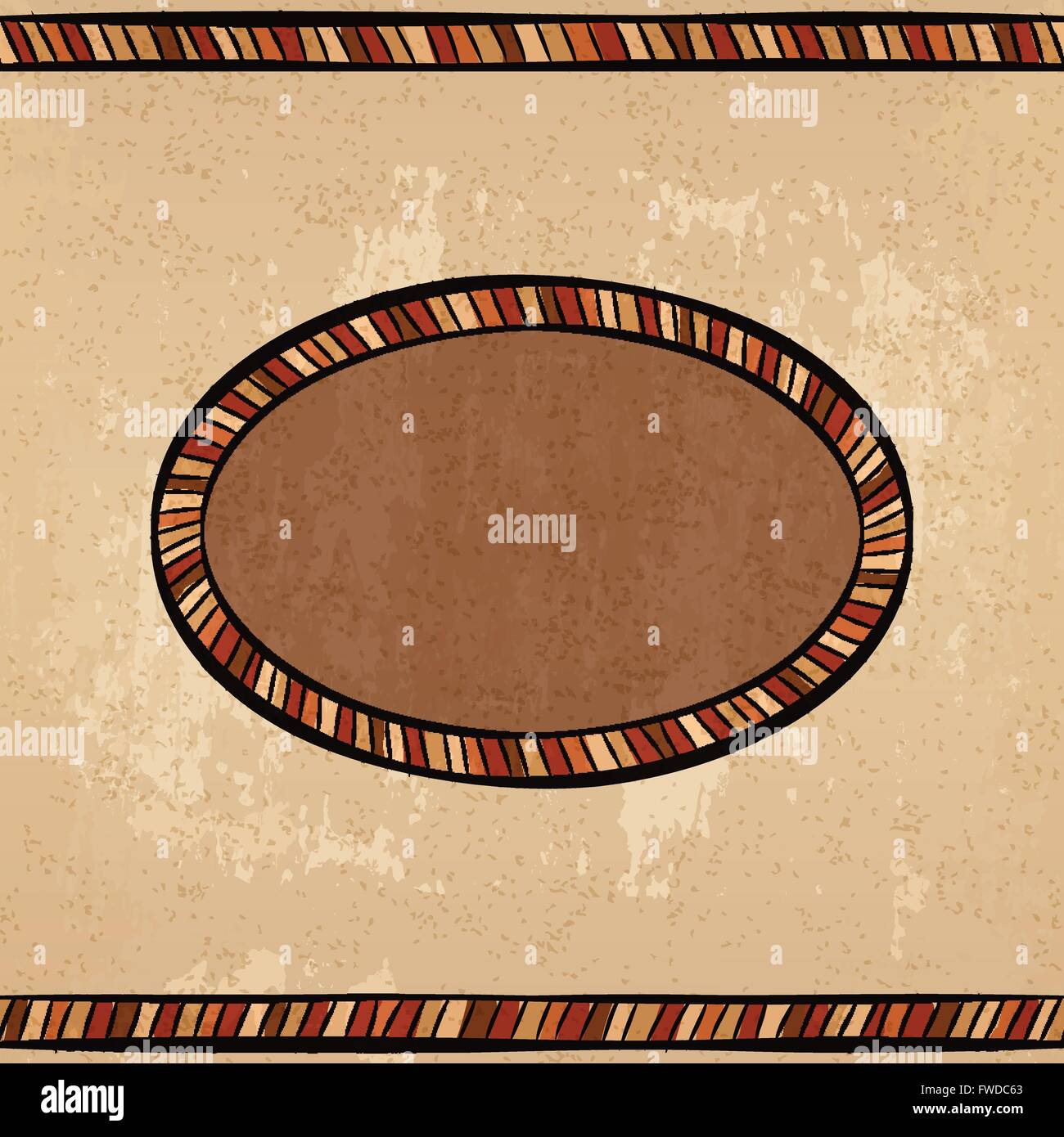 vintage ethnic background hand-drawn ornament Stock Vector Image & Art ...