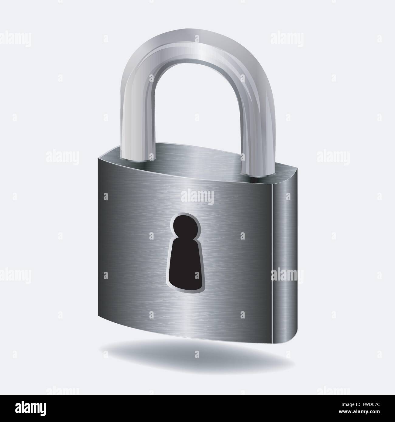 padlock - vector illustration Stock Vector Image & Art - Alamy