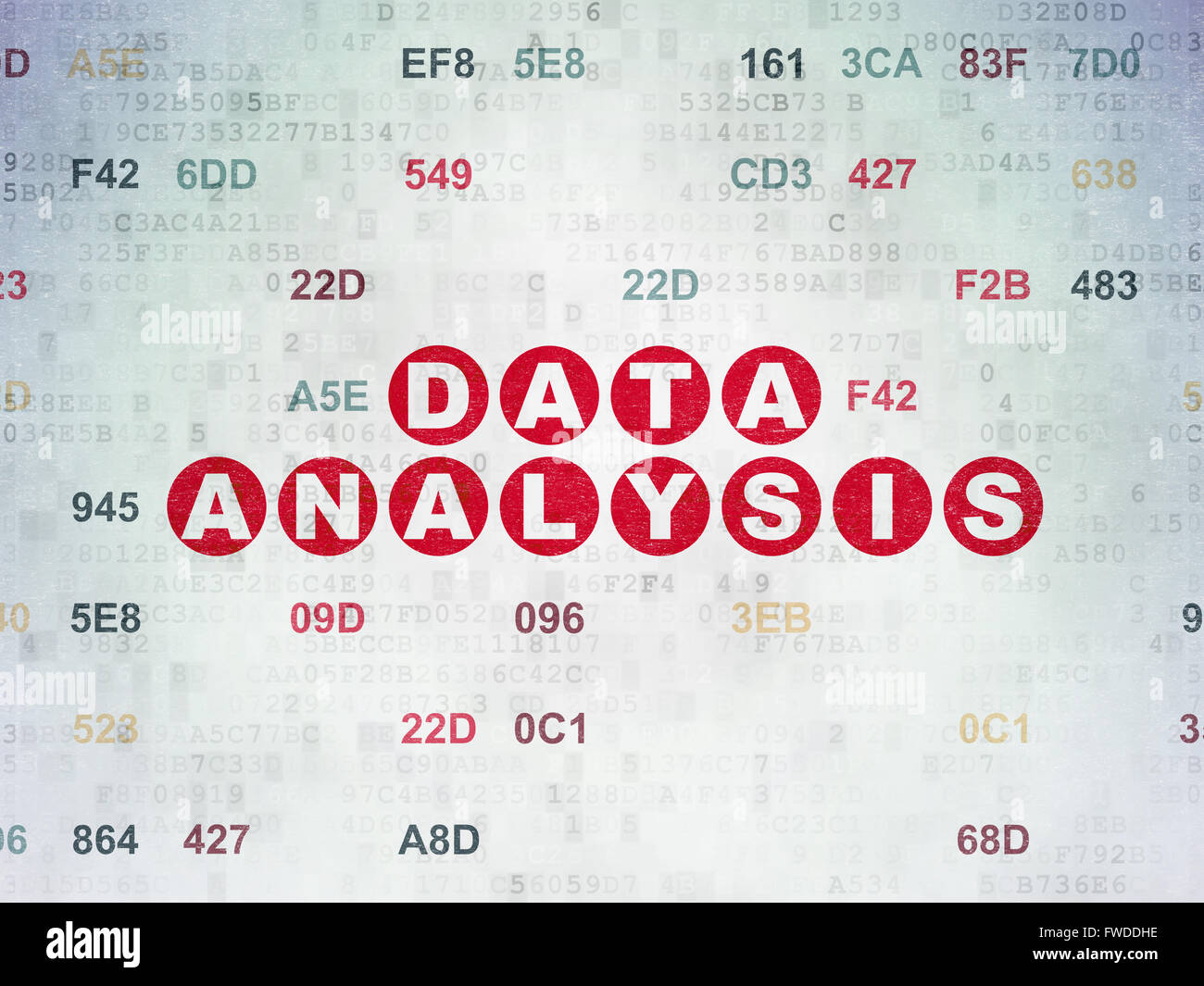 Data concept: Data Analysis on Digital Paper background Stock Photo - Alamy