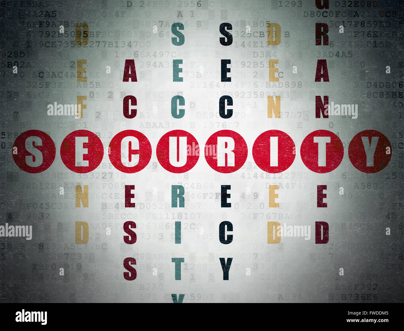 Security concept: Security in Crossword Puzzle Stock Photo - Alamy