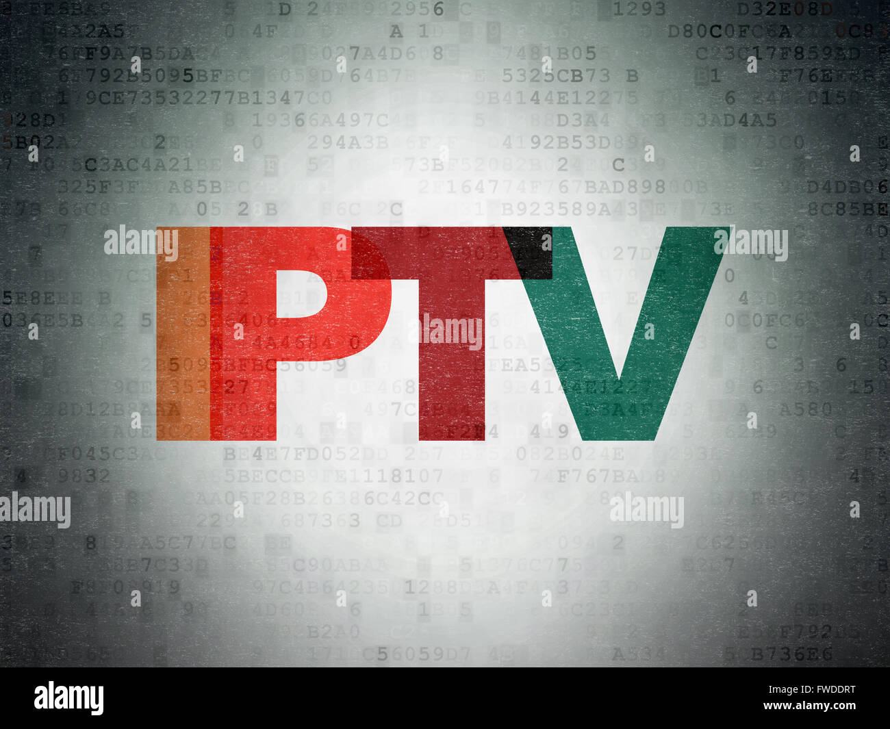 Web design concept: IPTV on Digital Paper background Stock Photo - Alamy