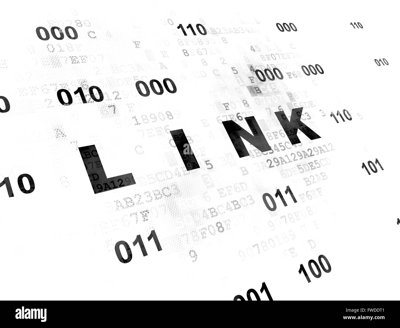 Web design concept: Link on Digital background Stock Photo - Alamy