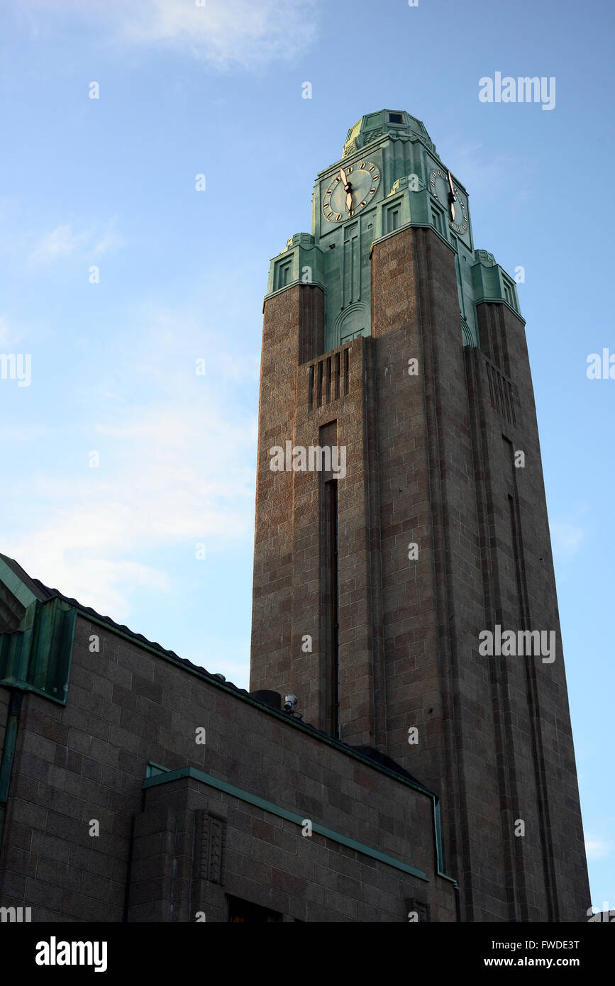 Station tower helsinki clock clock hi-res stock photography and images ...