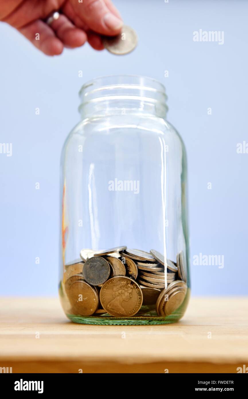 Studio photo money jar hi-res stock photography and images - Alamy