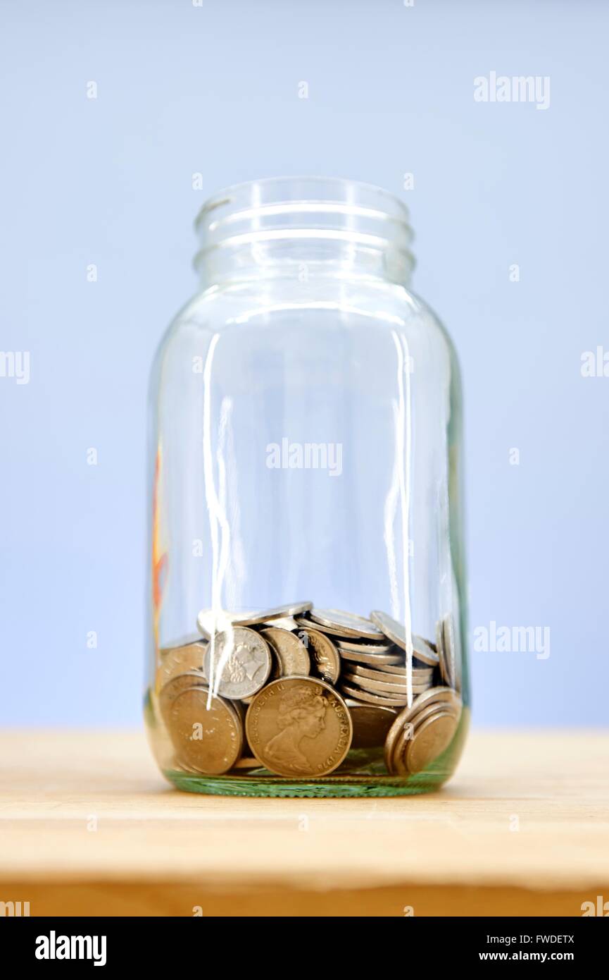 A studio photo of a money jar Stock Photo - Alamy