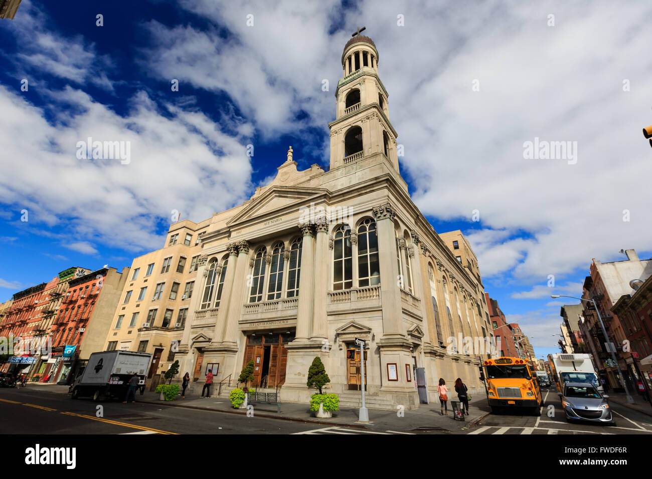 New York City, SEP 12: Some street view near Father Demo Square at New ...