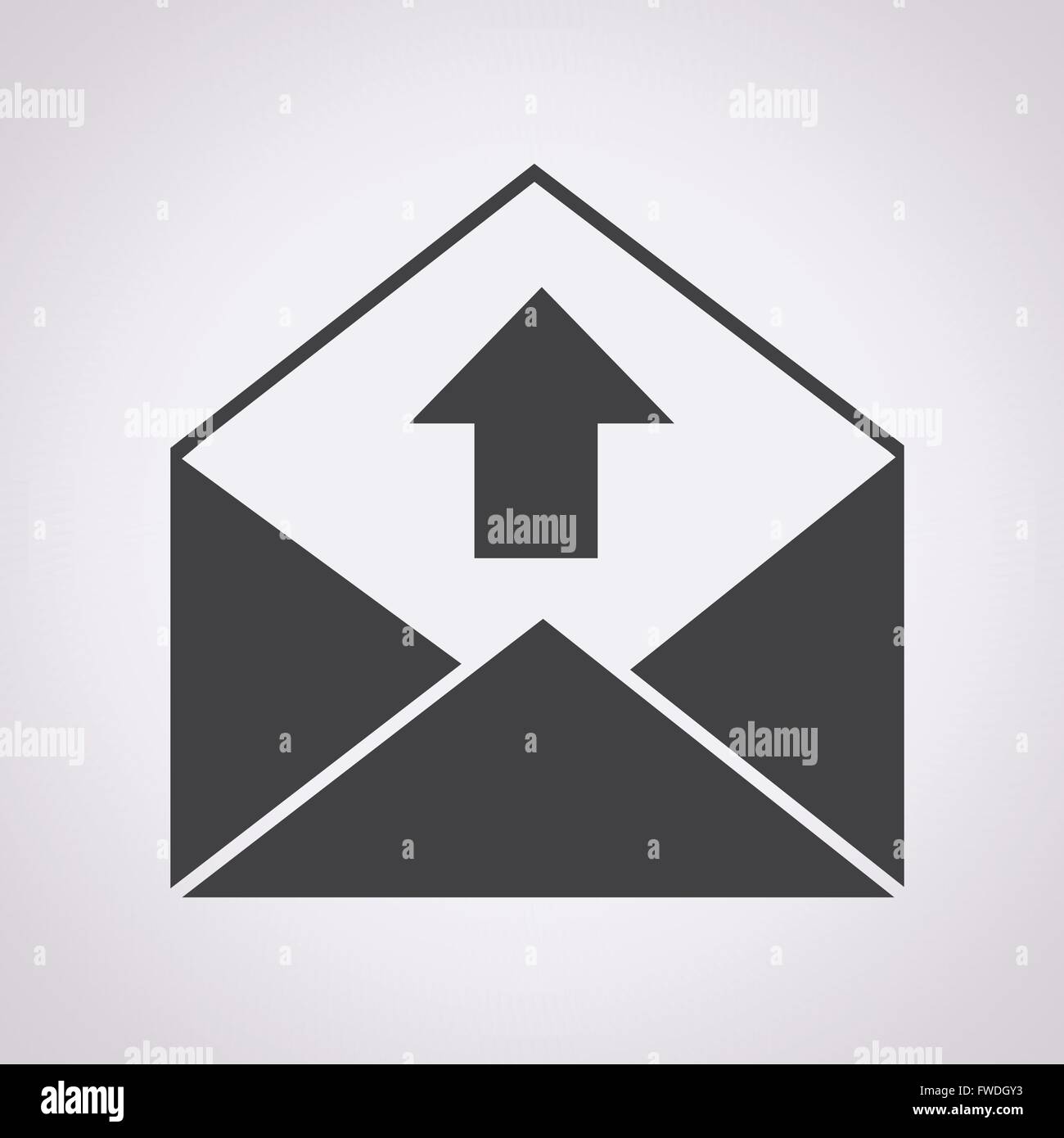 Sending email and envelope icon Stock Vector Image & Art - Alamy