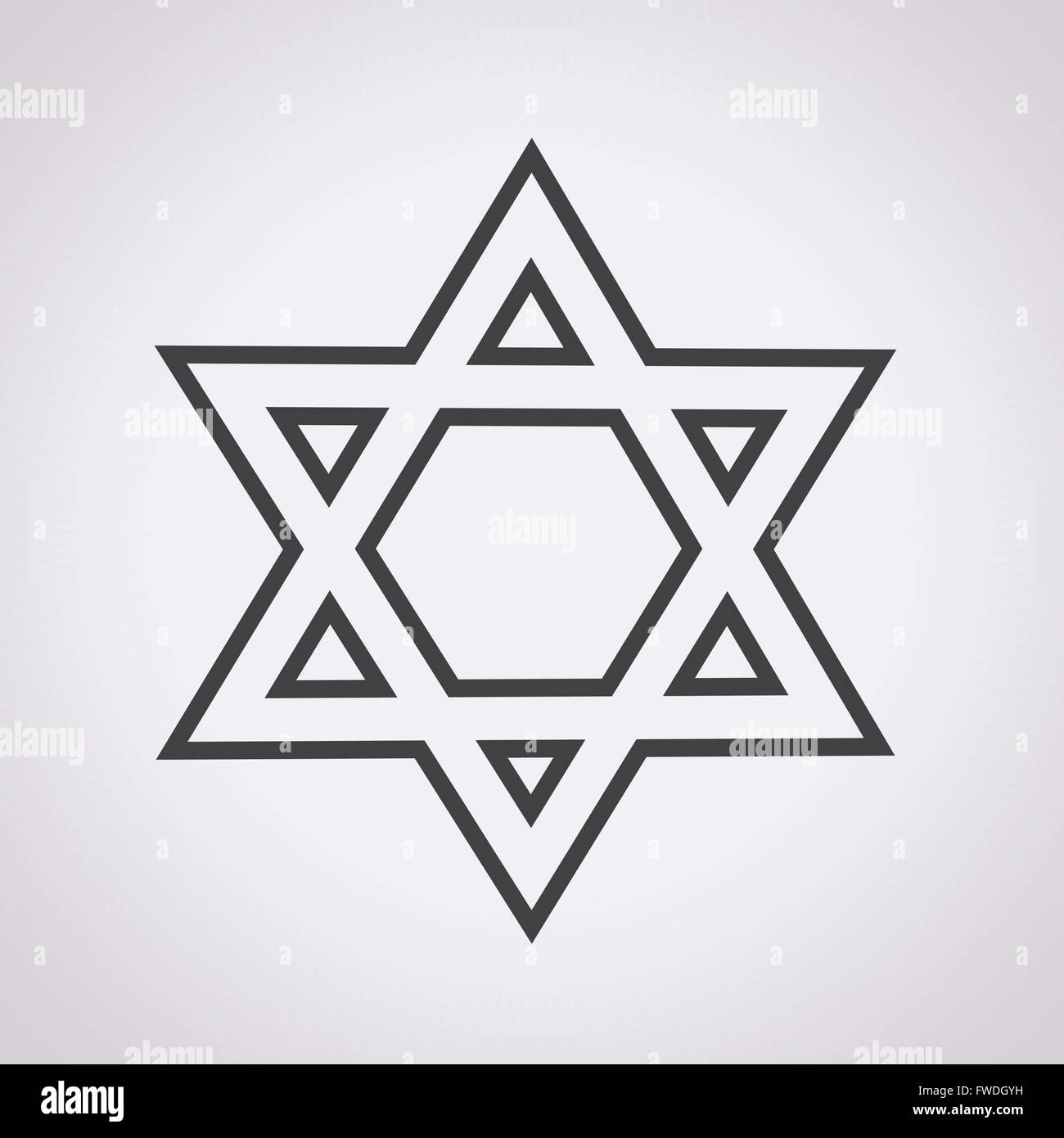 Star David icon Stock Vector Image & Art - Alamy