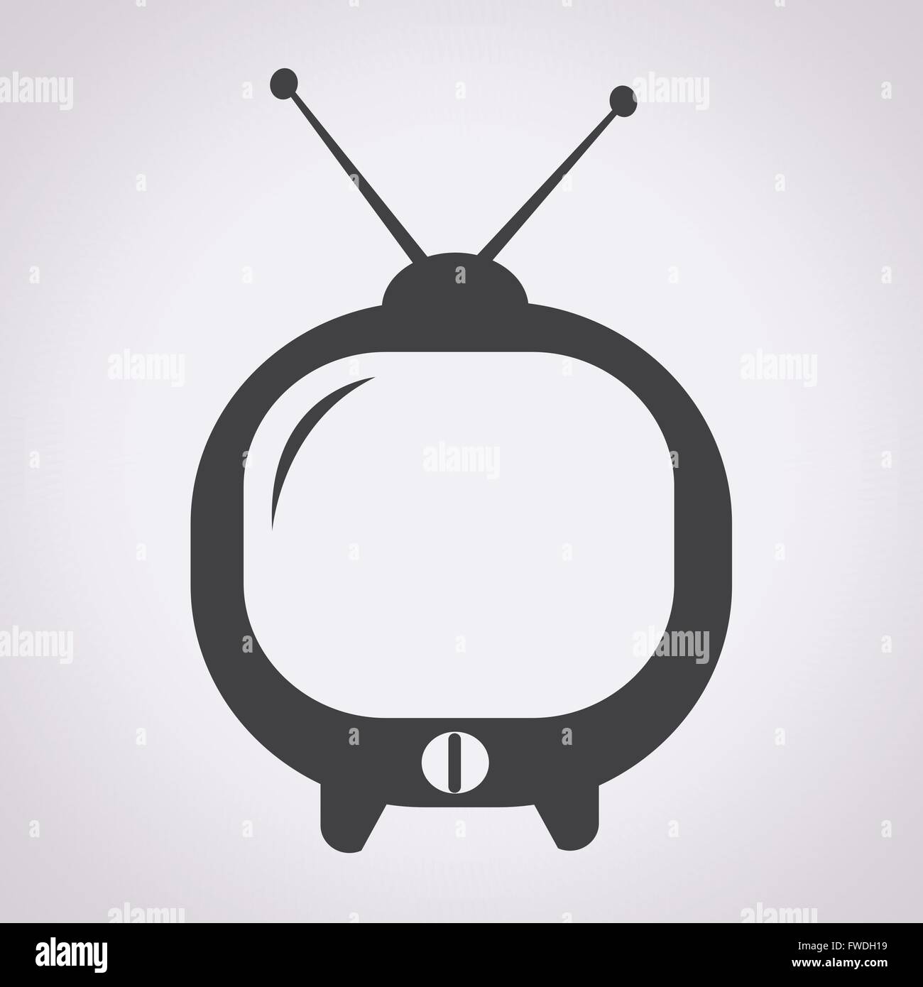 Cute tv icon Stock Vector Image & Art - Alamy