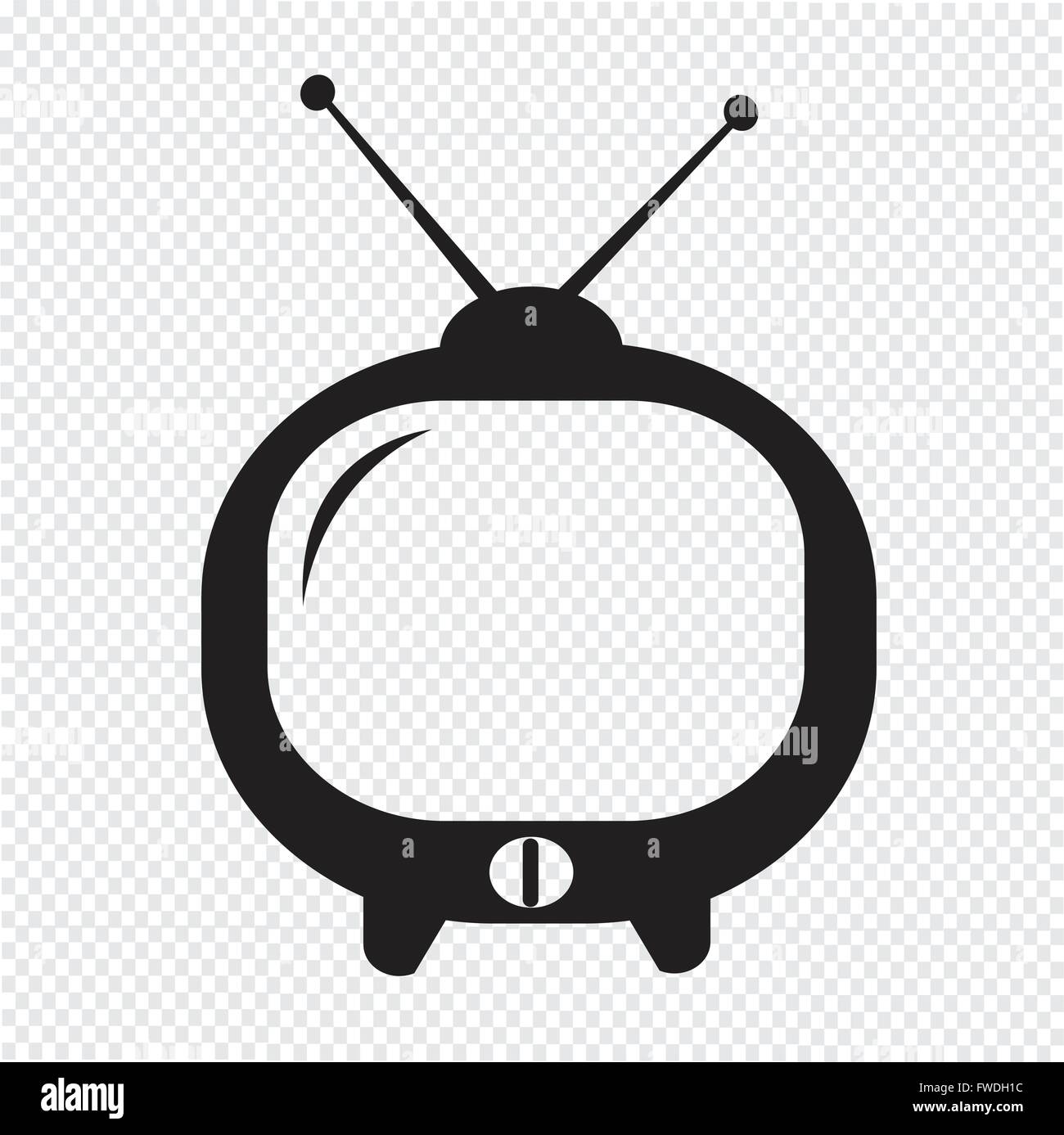Cute tv icon Stock Vector Image & Art - Alamy
