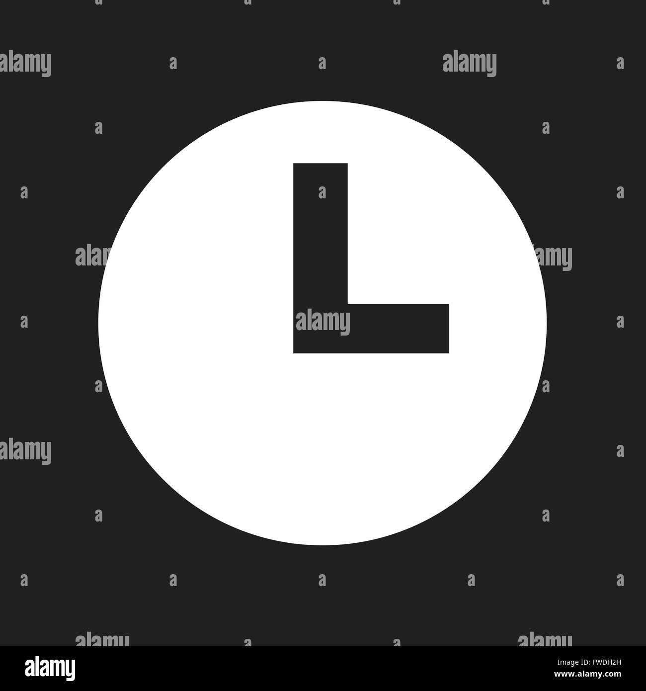 Time and Clock icon Stock Vector Image & Art - Alamy