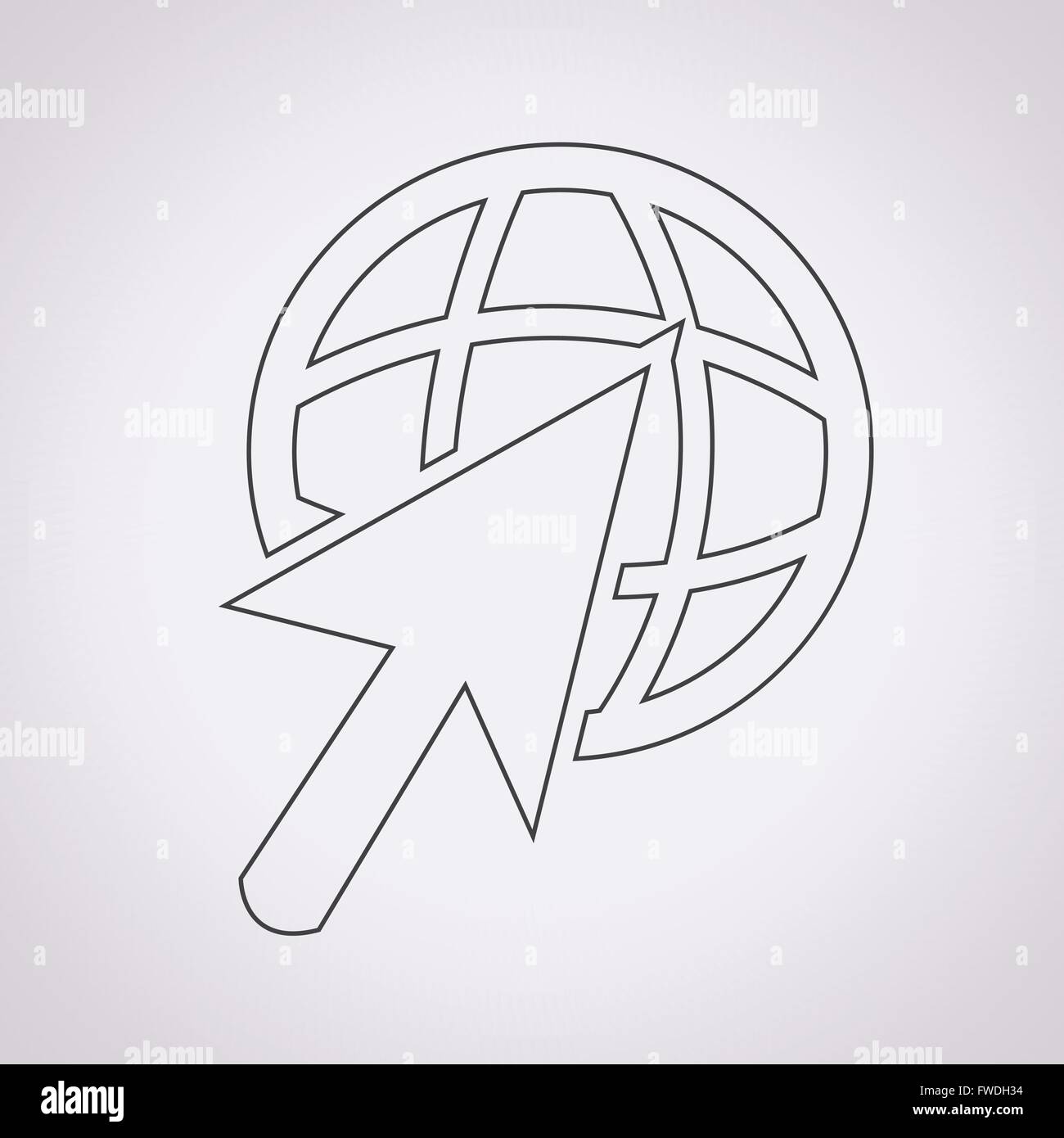 go to icon Stock Vector Image & Art - Alamy