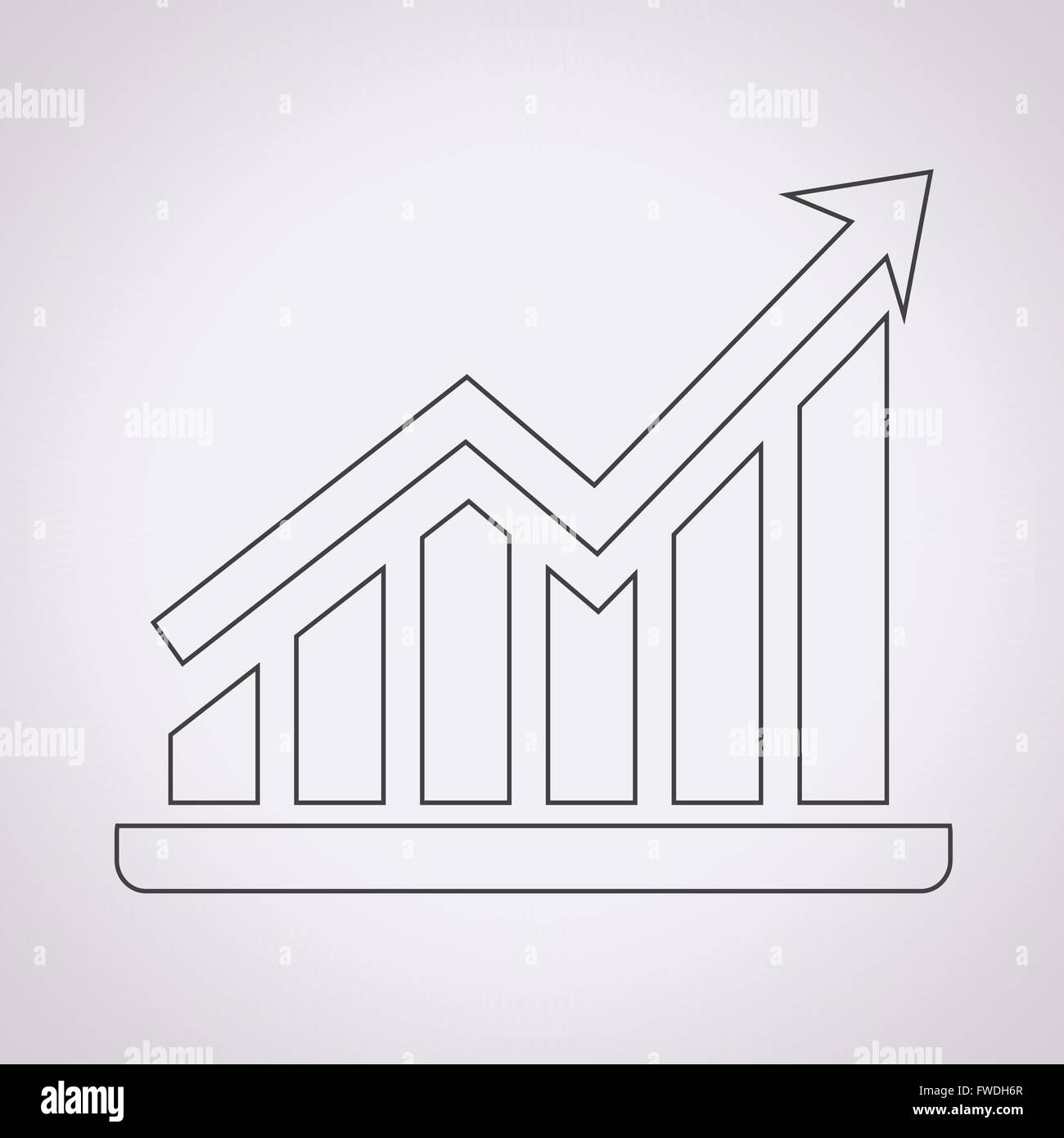 Pictograph graph icon Stock Vector Image & Art - Alamy