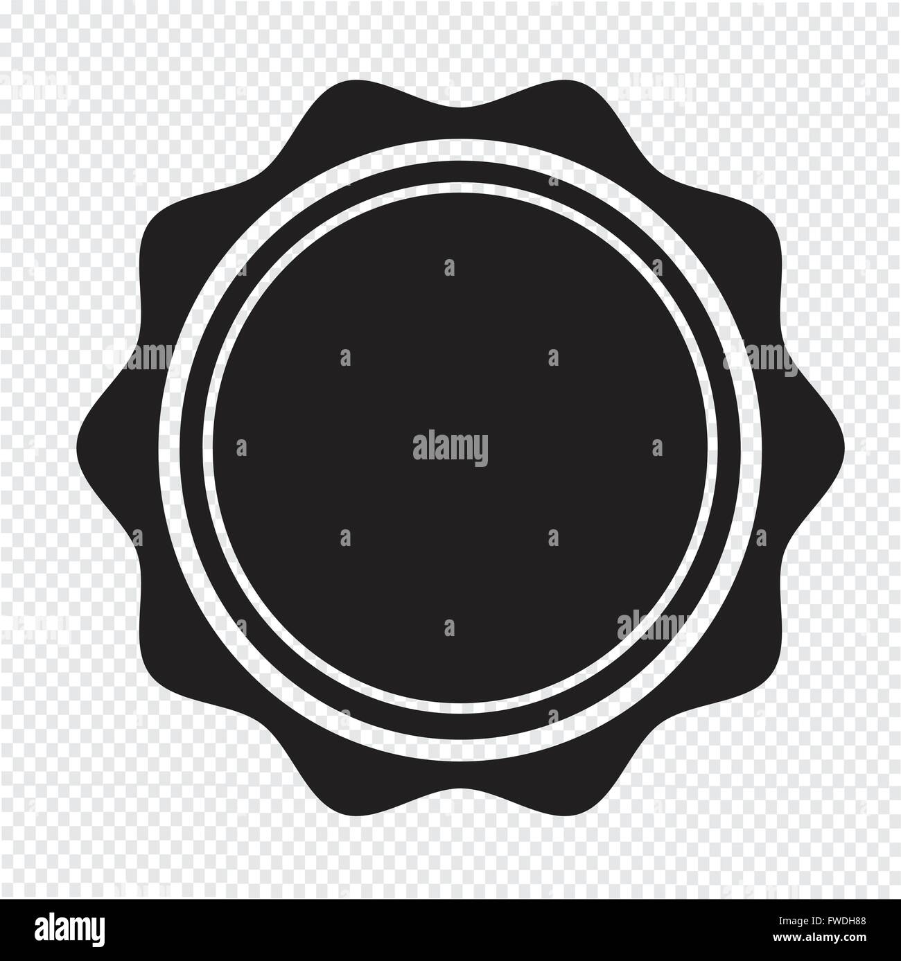 Blank Stamp Icon Stock Vector Image & Art - Alamy