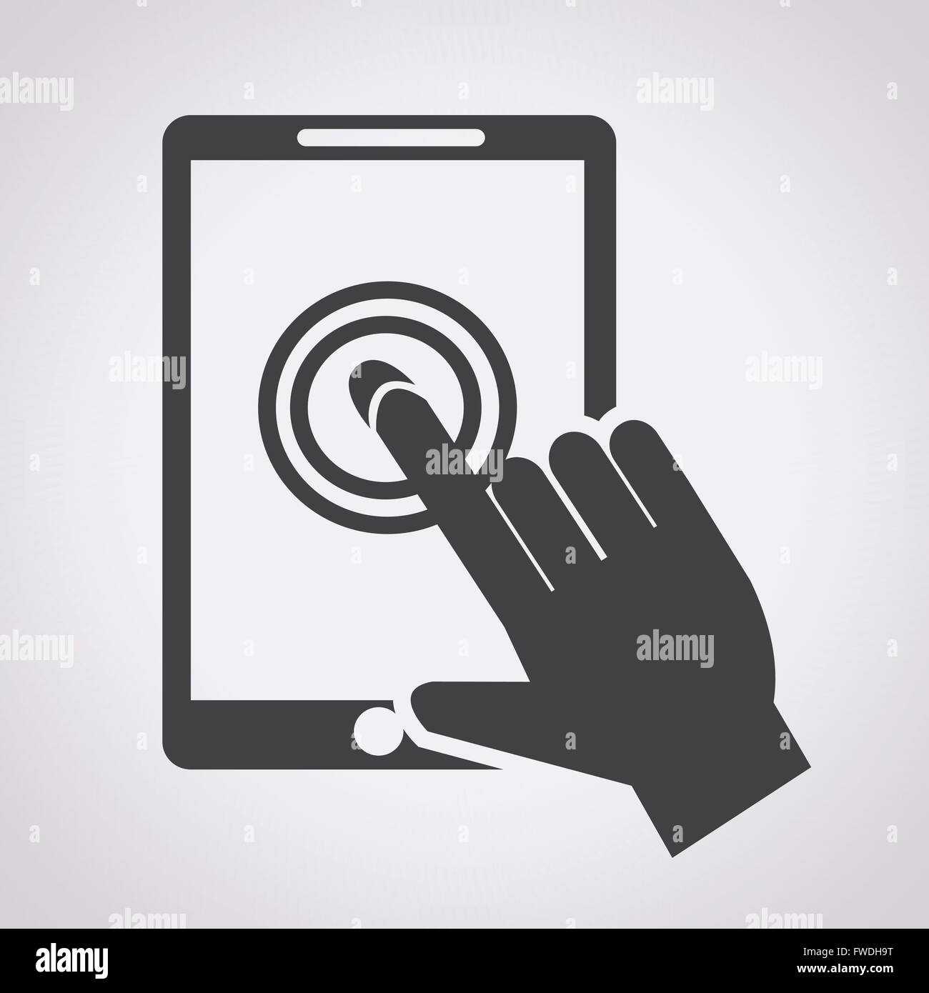 Smartphone touchscreen icon Stock Vector Image & Art - Alamy