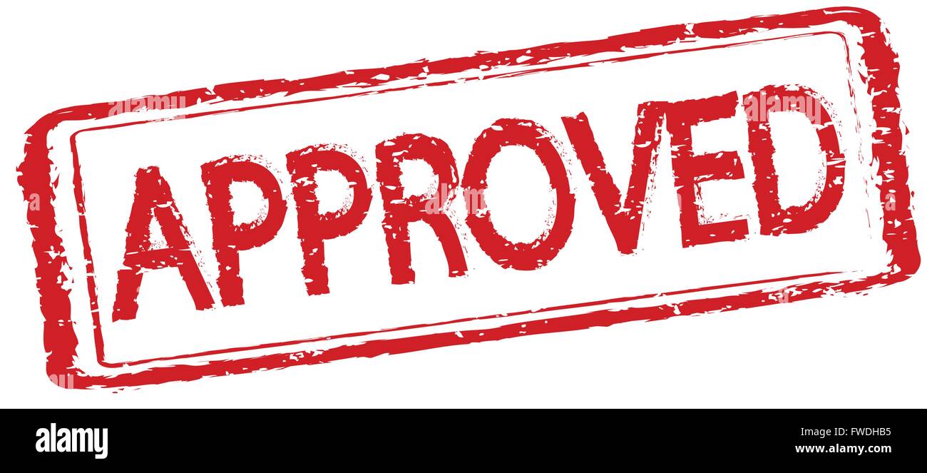 stamp approved text Stock Vector Image & Art - Alamy