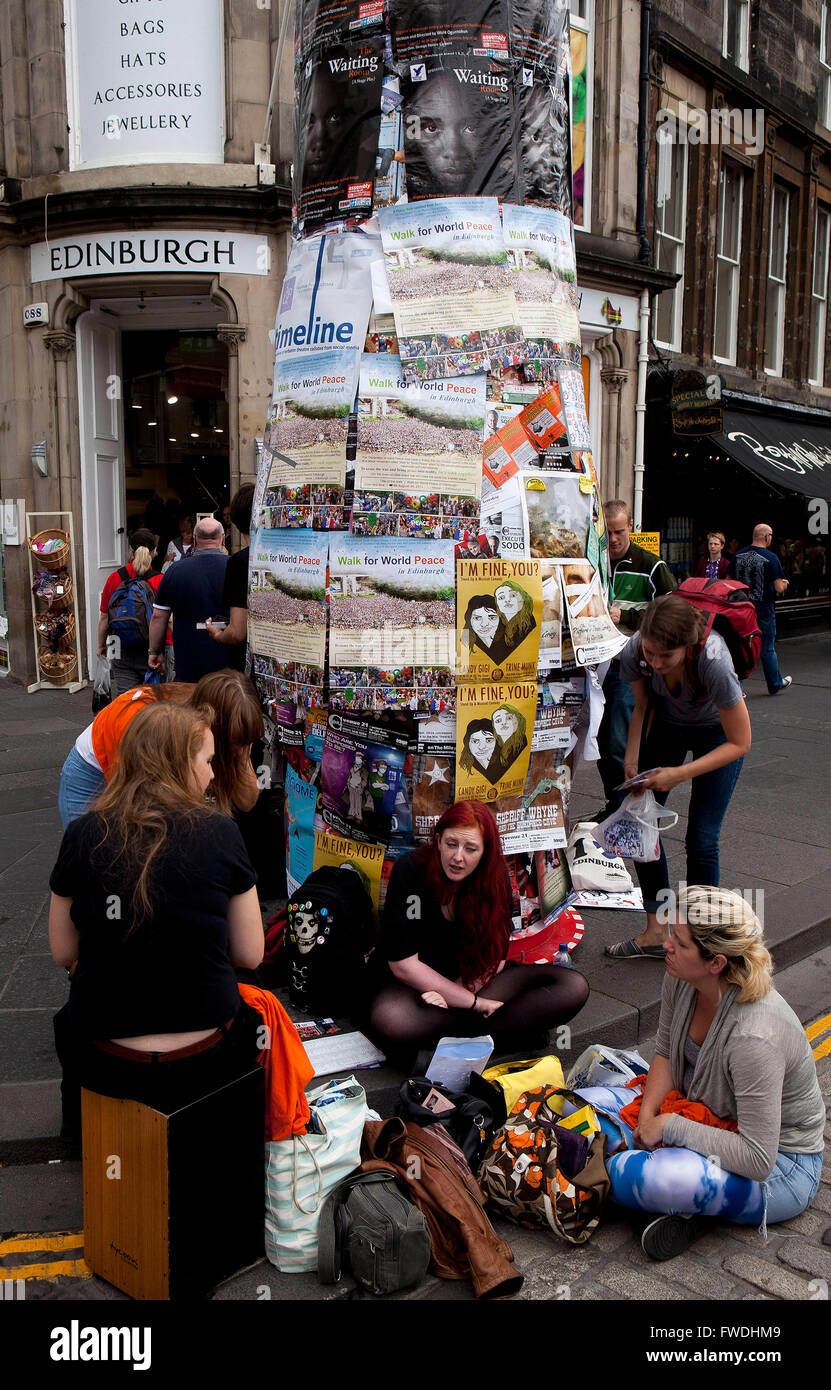Edinburgh festival fringe poster hi-res stock photography and images ...