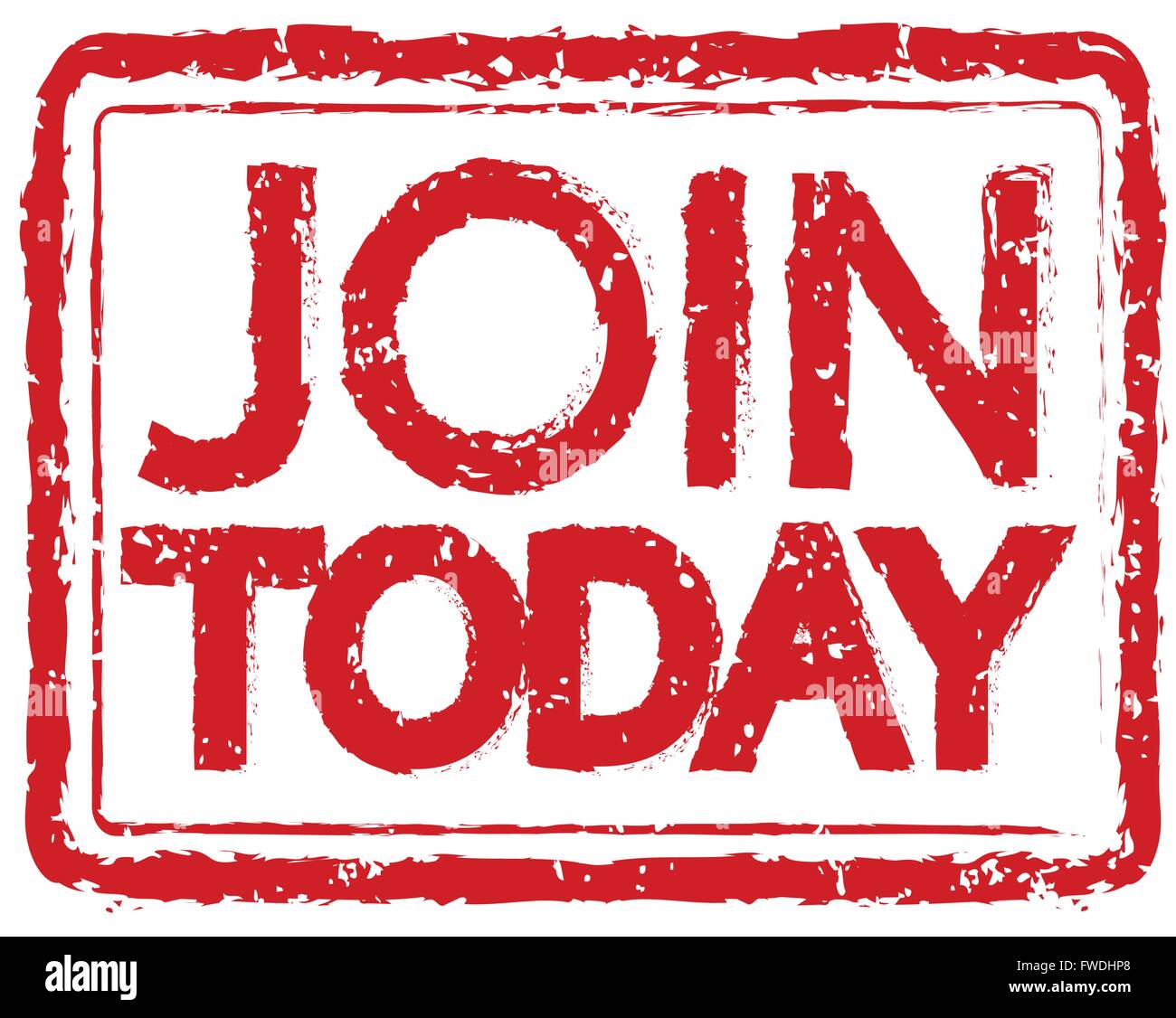 JOIN TODAY stamp Stock Vector Image & Art - Alamy