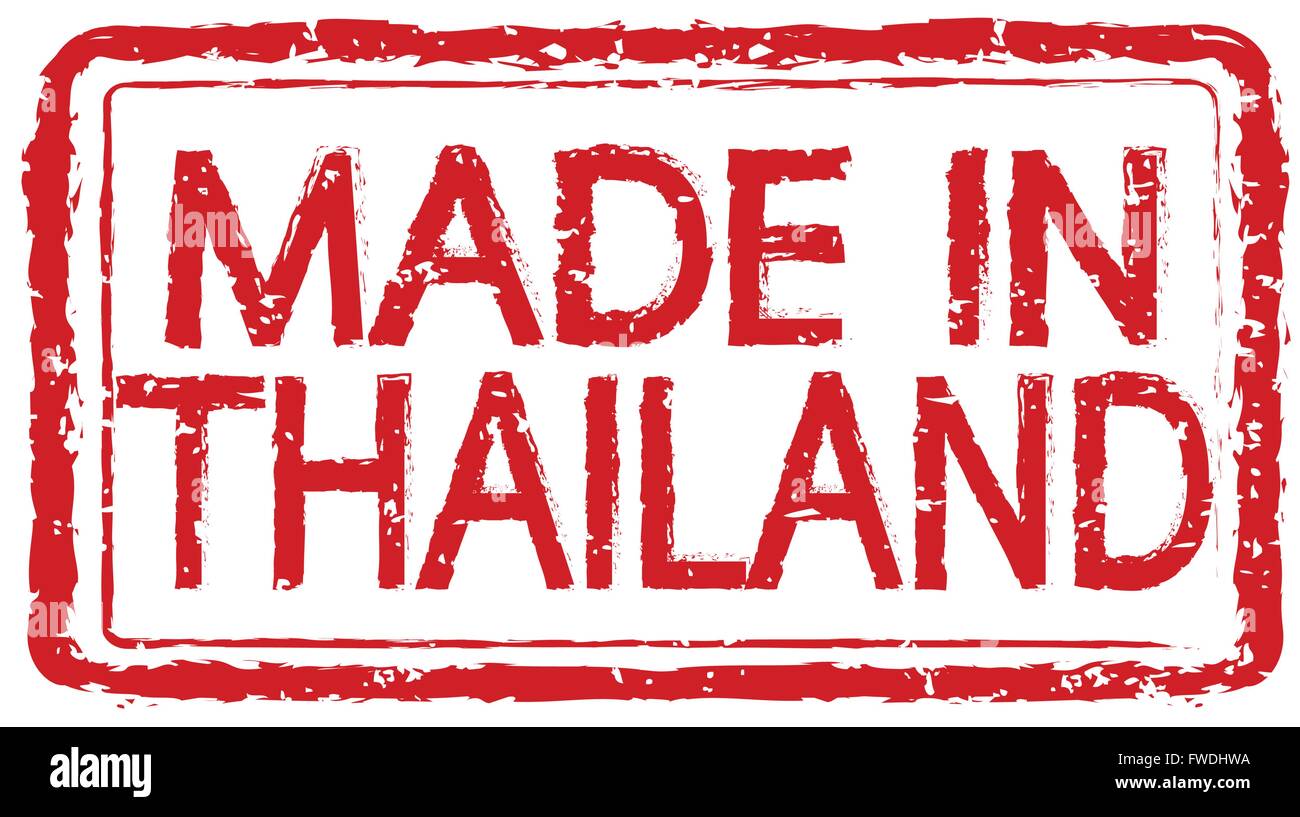 Made in thailand stamp Stock Vector Images - Alamy