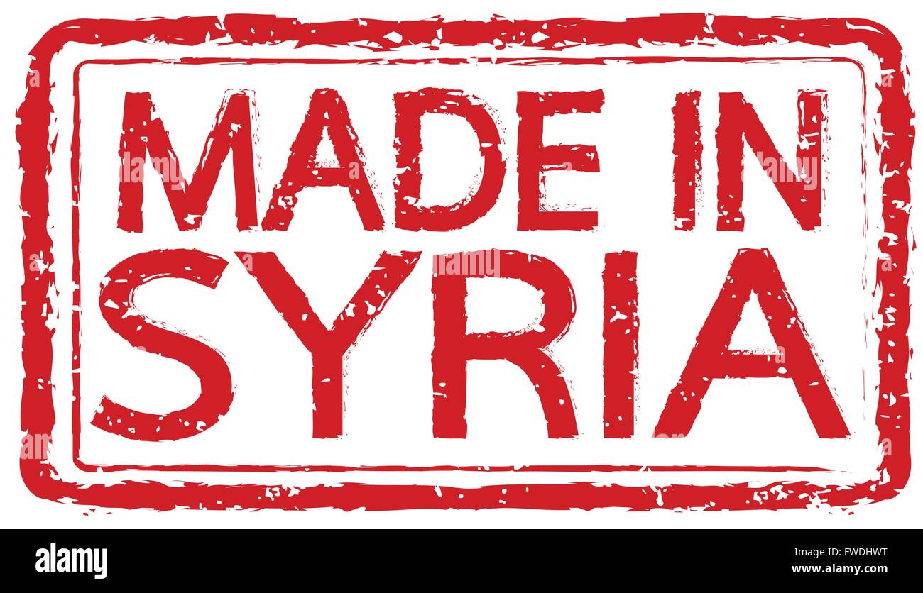 Made in SYRIA stamp text Illustration Stock Vector Image & Art - Alamy