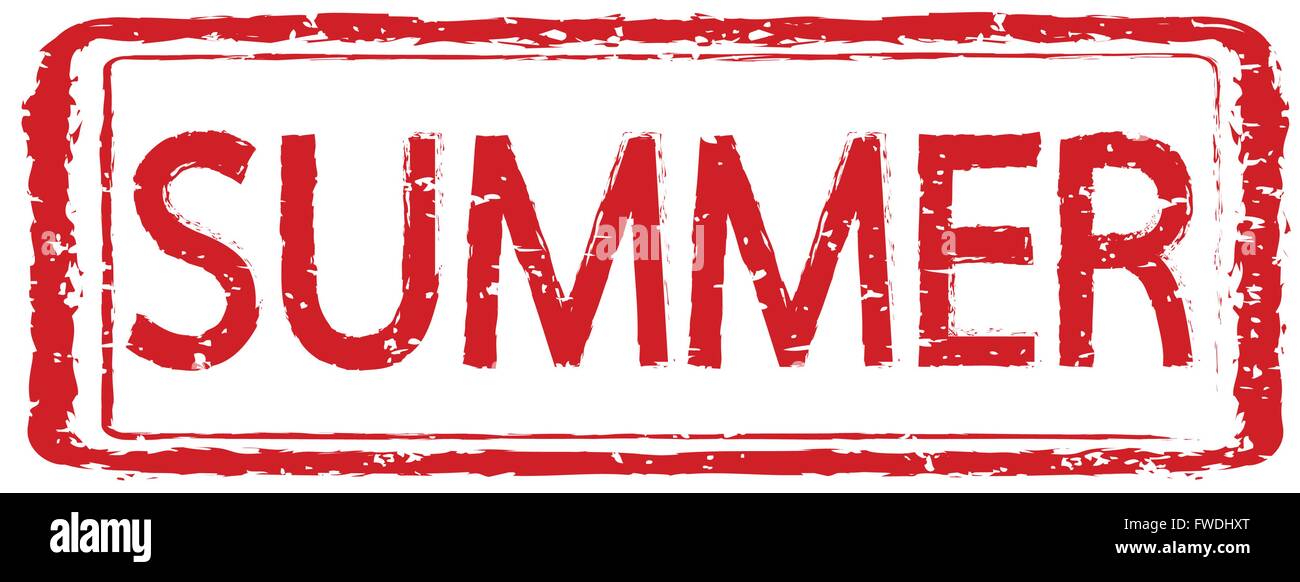 SUMMER text Illustration Stock Vector Image & Art - Alamy