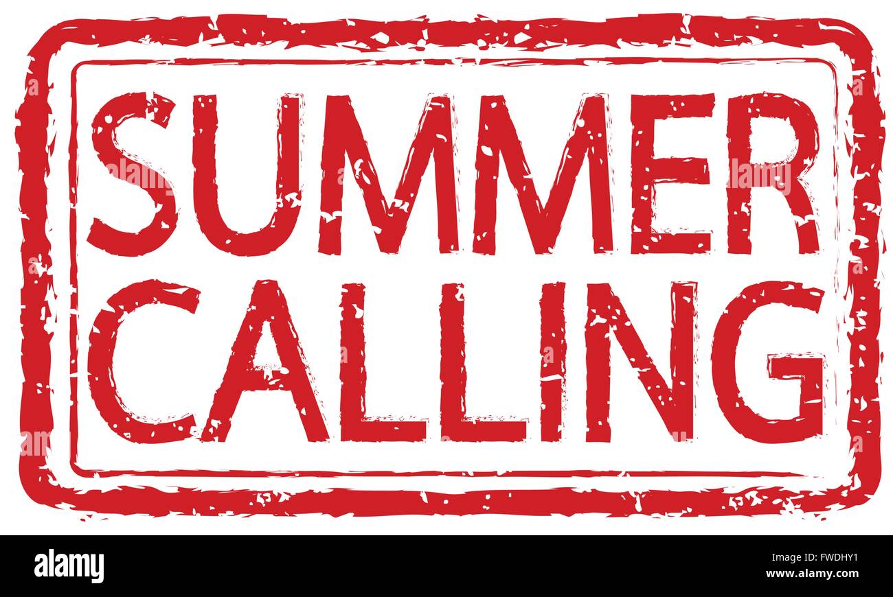 SUMMER CALLING text design Stock Vector Image & Art - Alamy