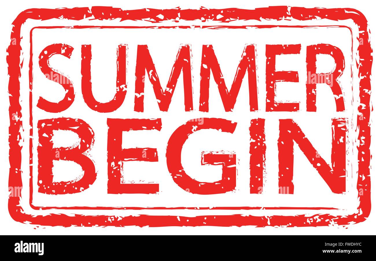 Begin of summer Stock Vector Images - Alamy